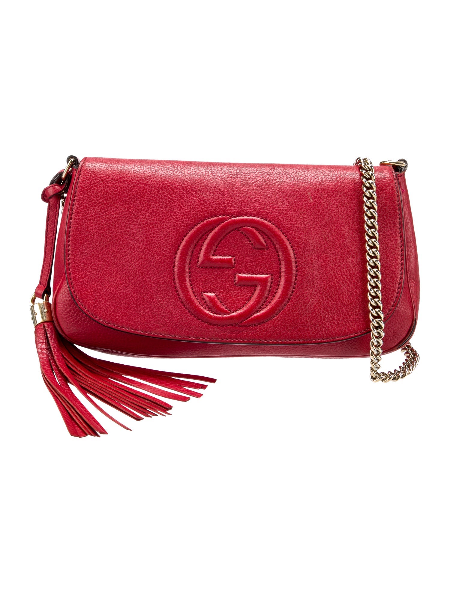 Gucci Leather Soho - Red Crossbody Bags, Handbags - GUC1677176 | The ...