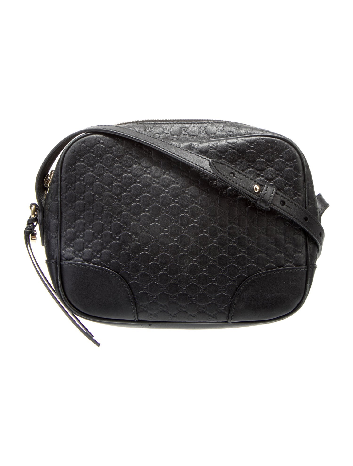 Gucci Leather Crossbody Bag - Black Crossbody Bags, Handbags ...