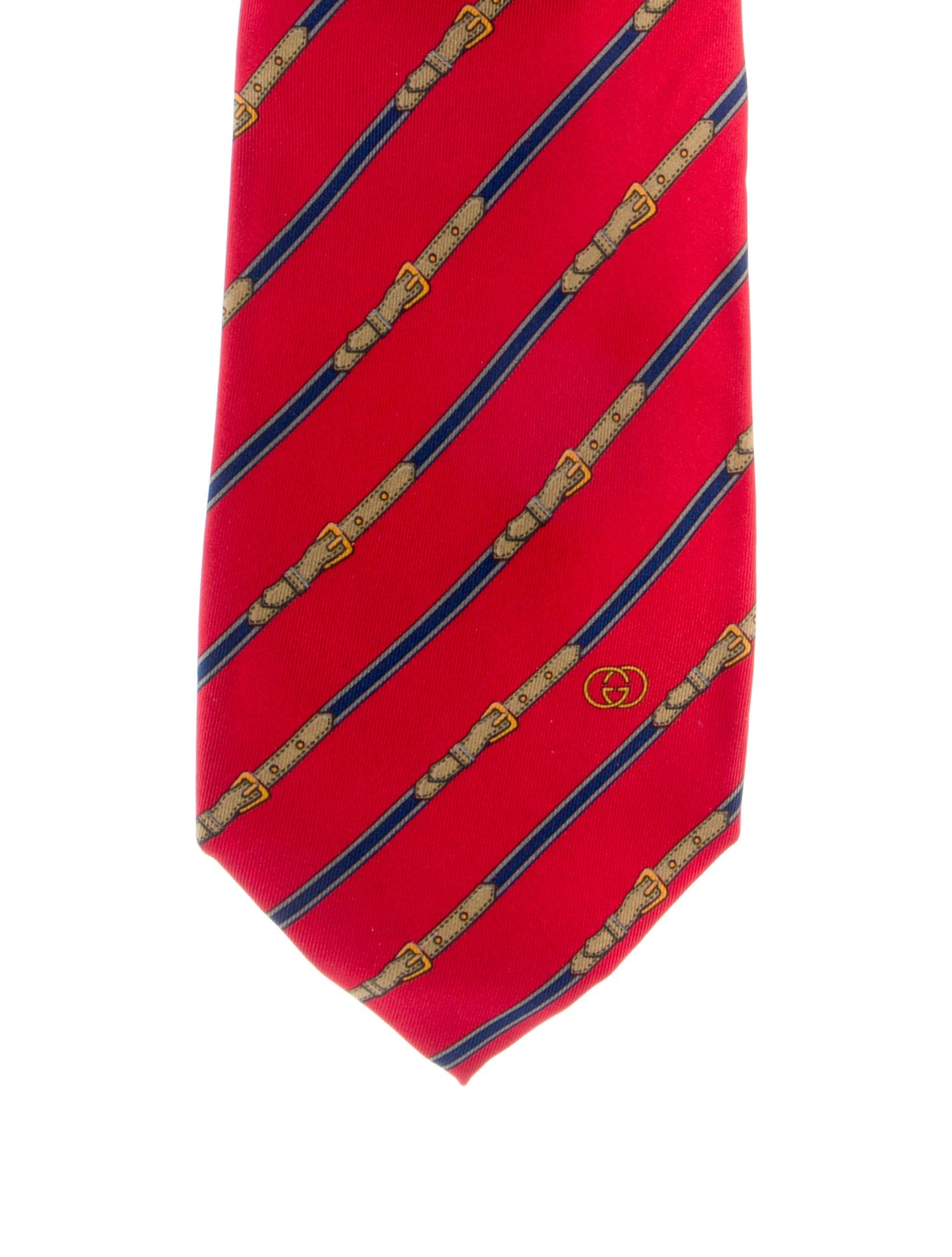 Gucci Silk Printed Tie - Red Ties, Suiting Accessories - GUC1679186 ...
