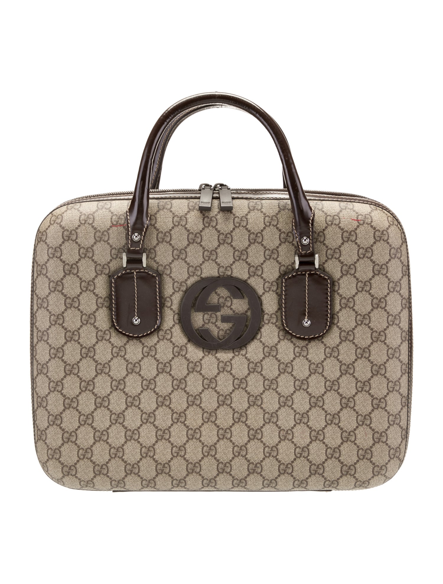 Gucci GG Supreme Laptop Case - Brown Laptop Covers & Cases, Technology ...