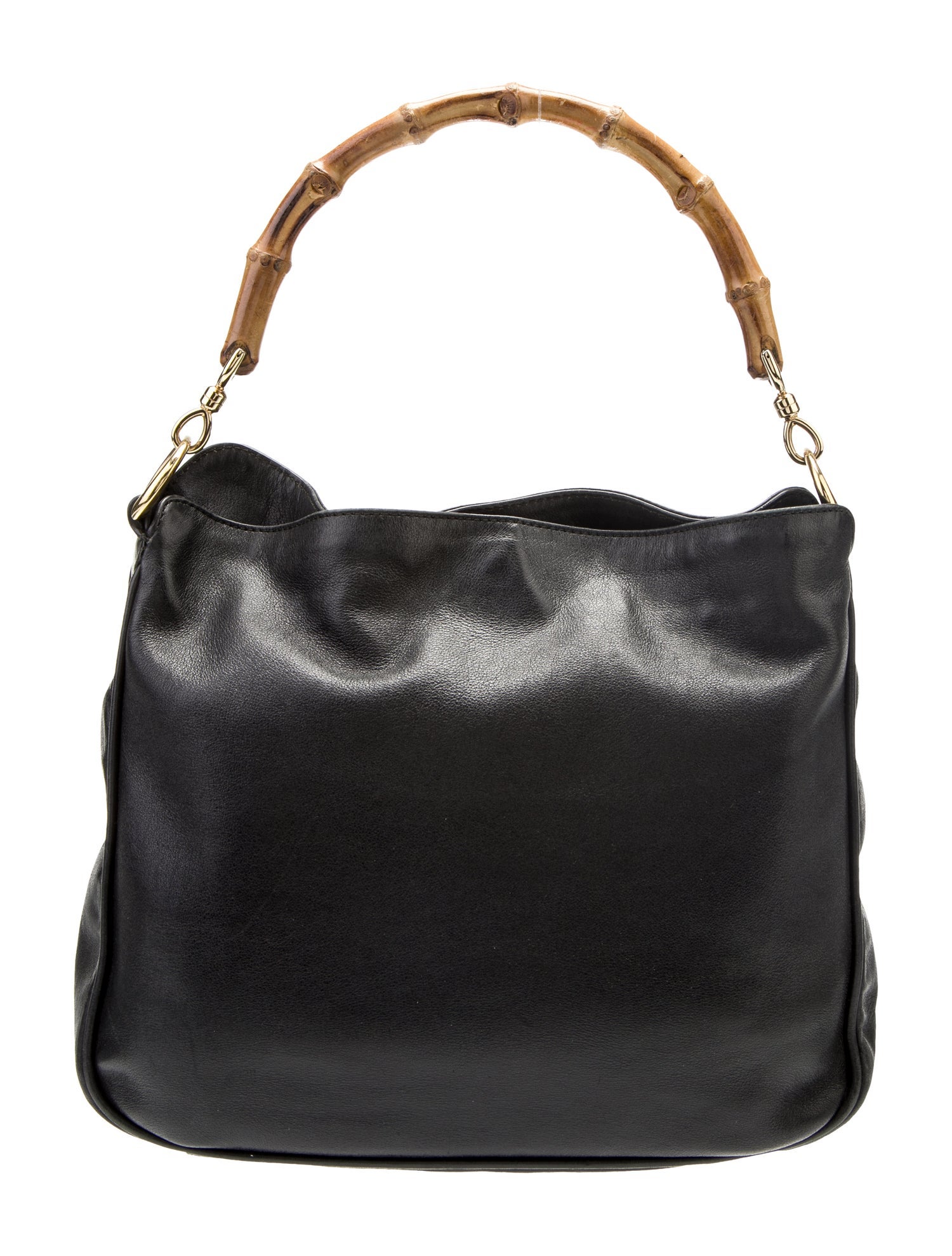 Gucci Leather Top Handle Bag - Black Handle Bags, Handbags - GUC1681624 ...