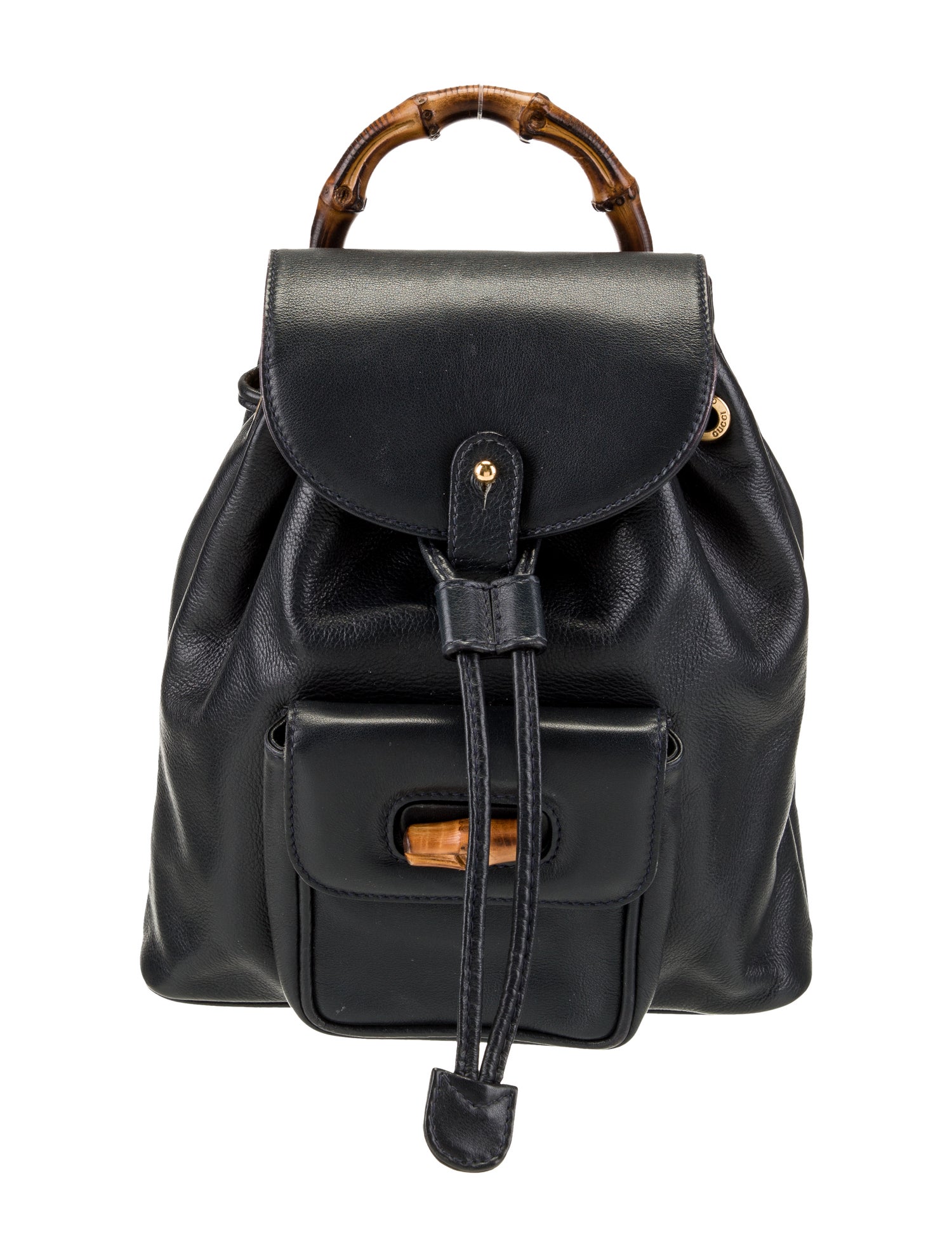Gucci Leather Backpack - Blue Backpacks, Handbags - GUC1682163 | The ...