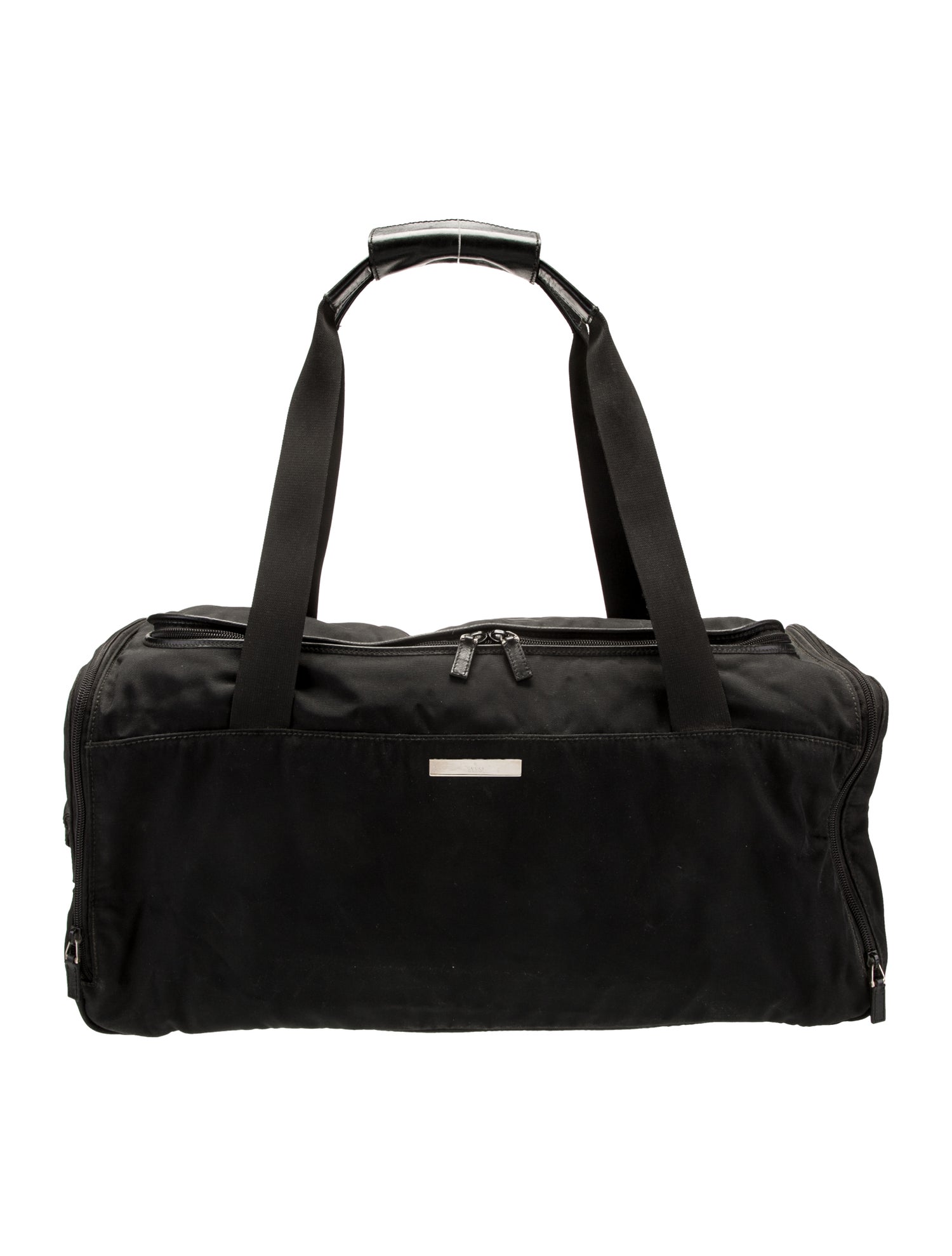 Prada Saffiano Leather Weekender Bag Vintage - Black Weekenders, Bags ...