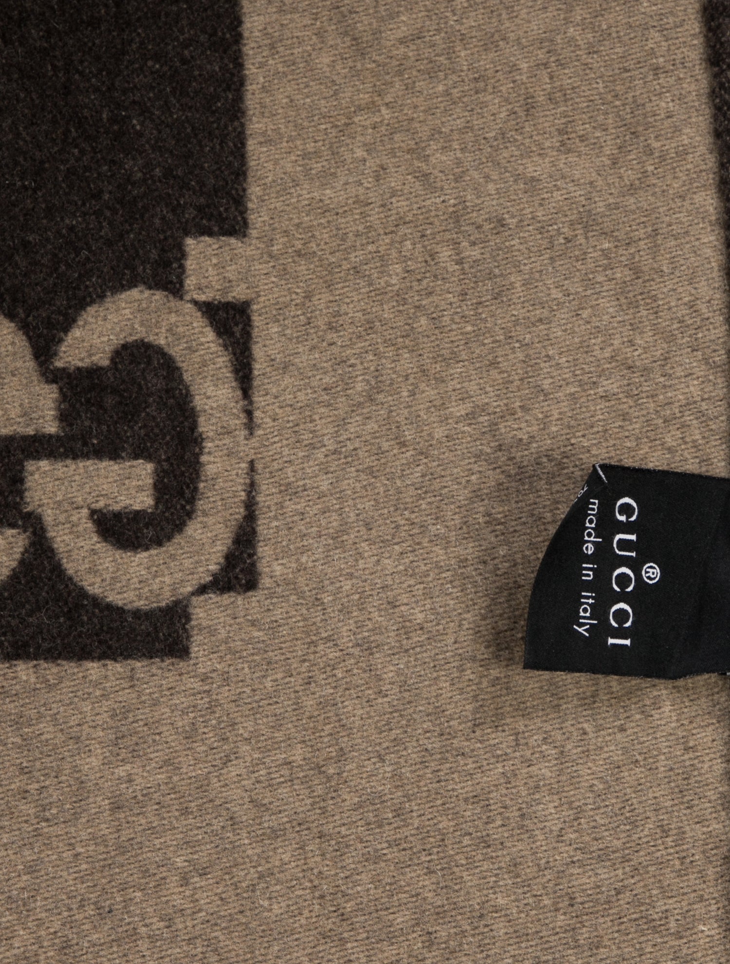 Gucci GG Wool-Blend Throw Blanket - Brown Throws, Pillows & Throws ...