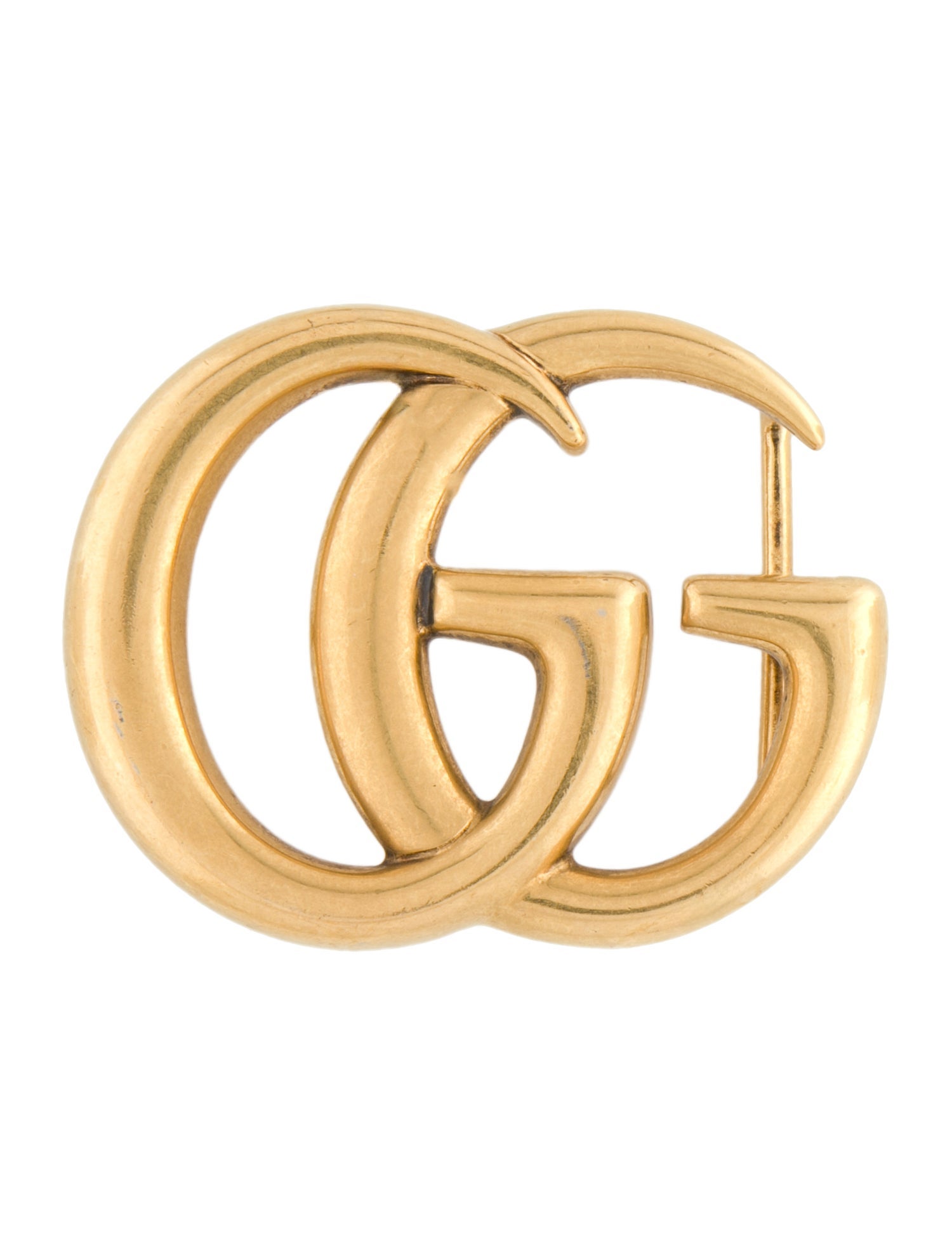 Gucci Double G Logo Belt Buckle - Gold Buckles, Accessories ...