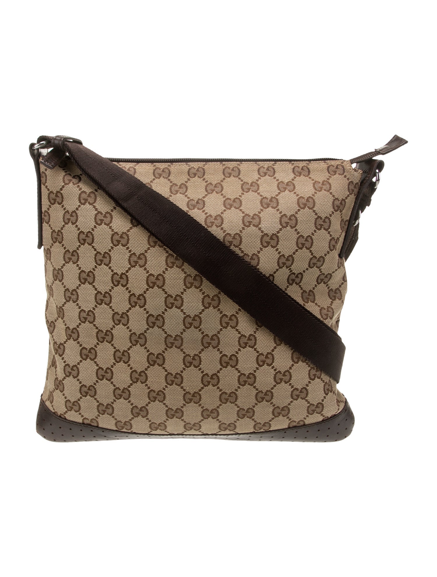 Gucci GG Canvas Shoulder Bag - Neutrals Shoulder Bags, Handbags ...