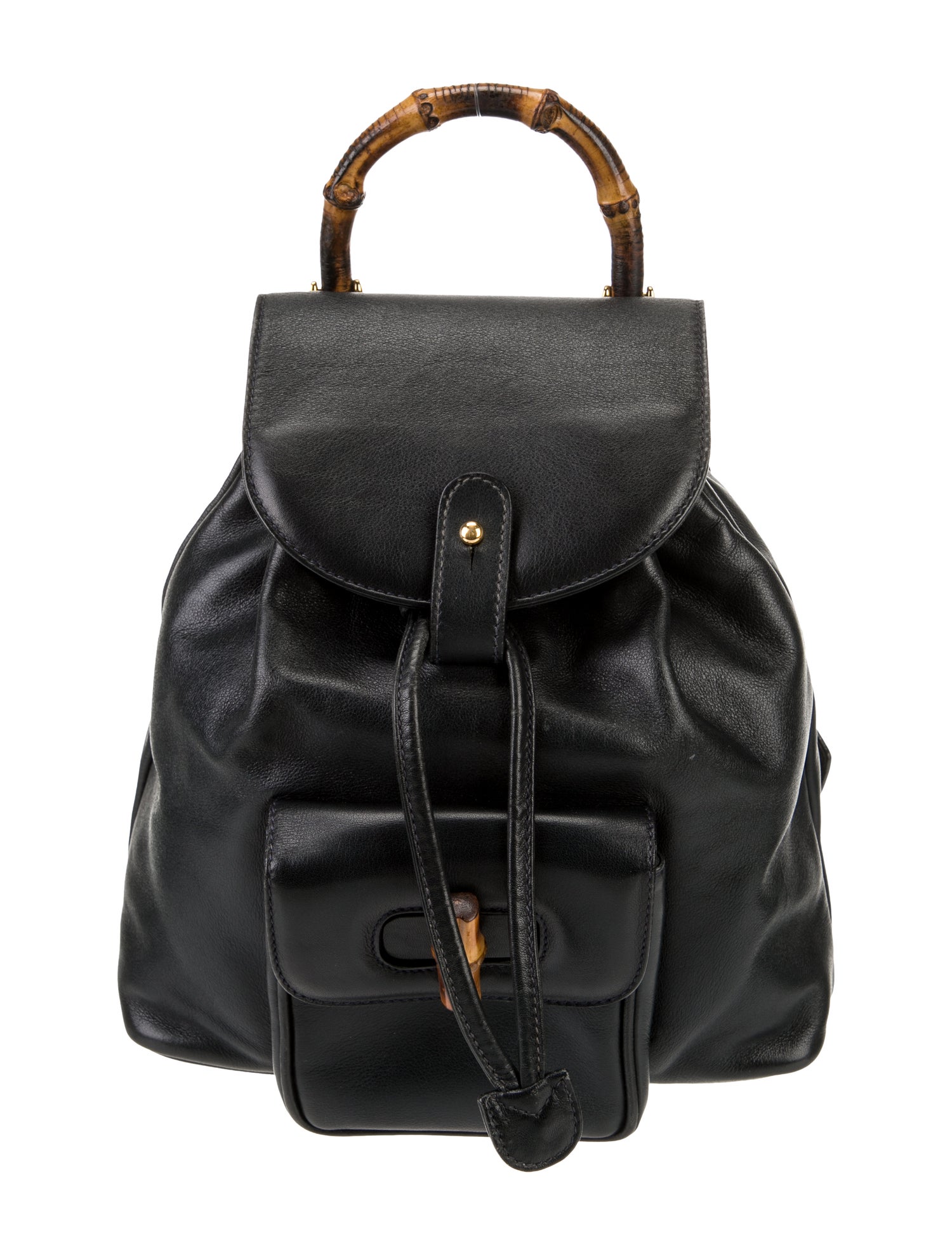 Gucci Bamboo Backpack Mini - Black Backpacks, Handbags - GUC1689628 ...