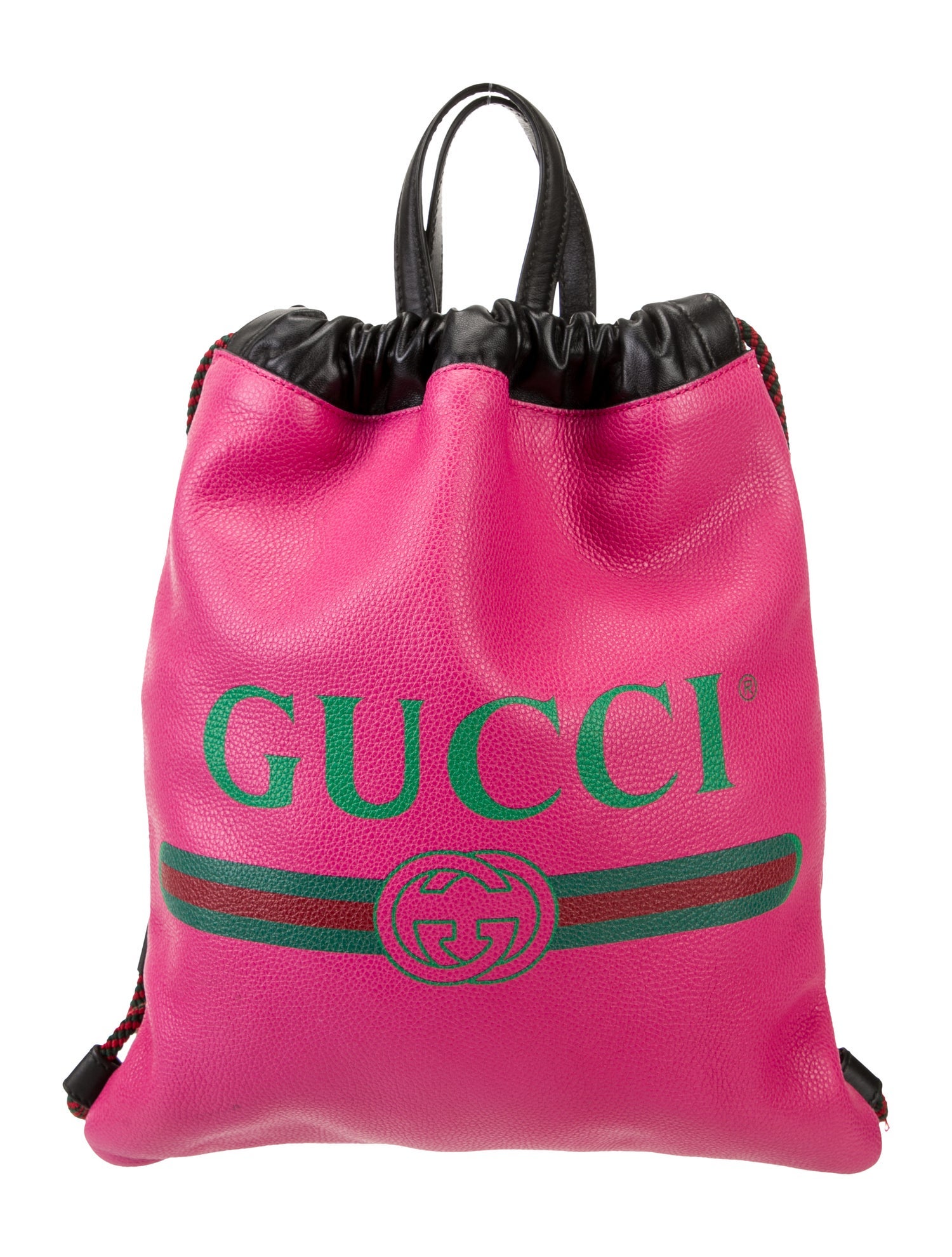 Gucci Leather Backpack - Pink Backpacks, Handbags - GUC1692415 | The ...