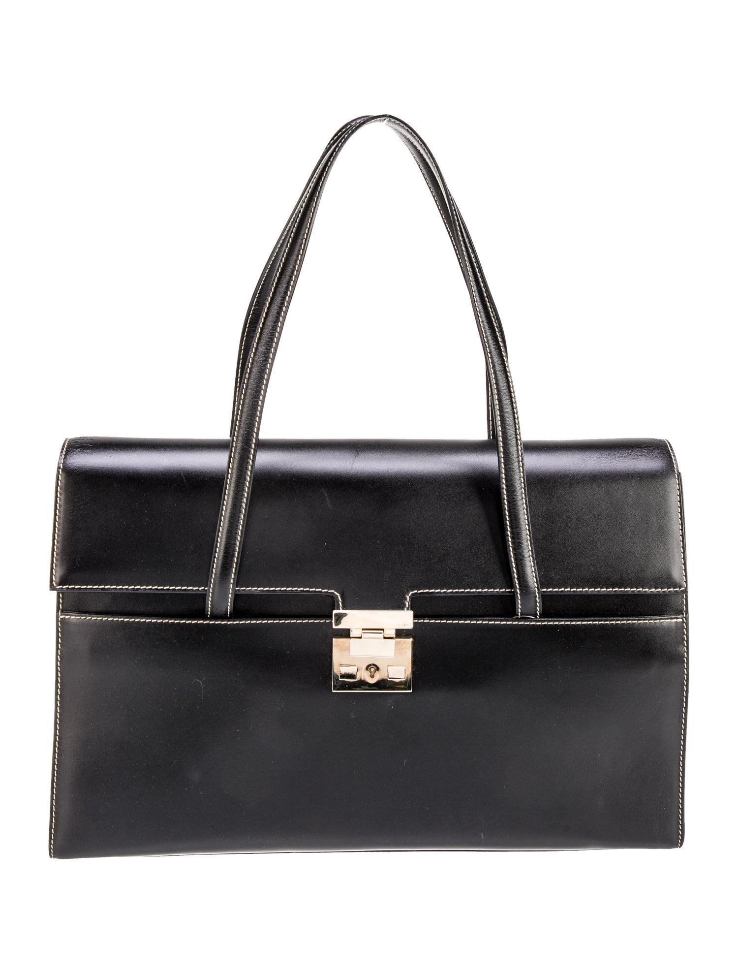 Gucci Lady Lock Lady Lock Vintage - Black Handle Bags, Handbags ...