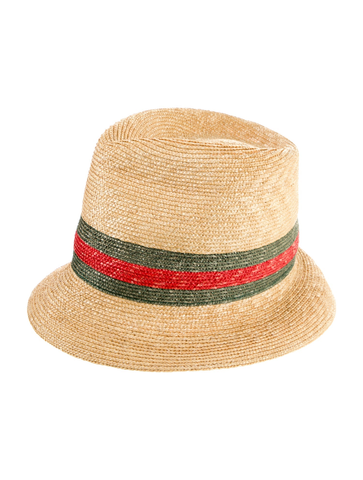Gucci Straw Fedora Hat - Neutrals Hats, Accessories - GUC1696961 | The ...