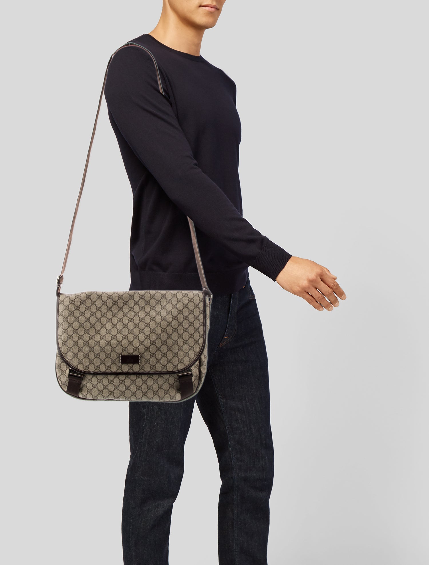 Gucci GG Supreme Messenger Bag - Brown Messenger Bags, Bags ...