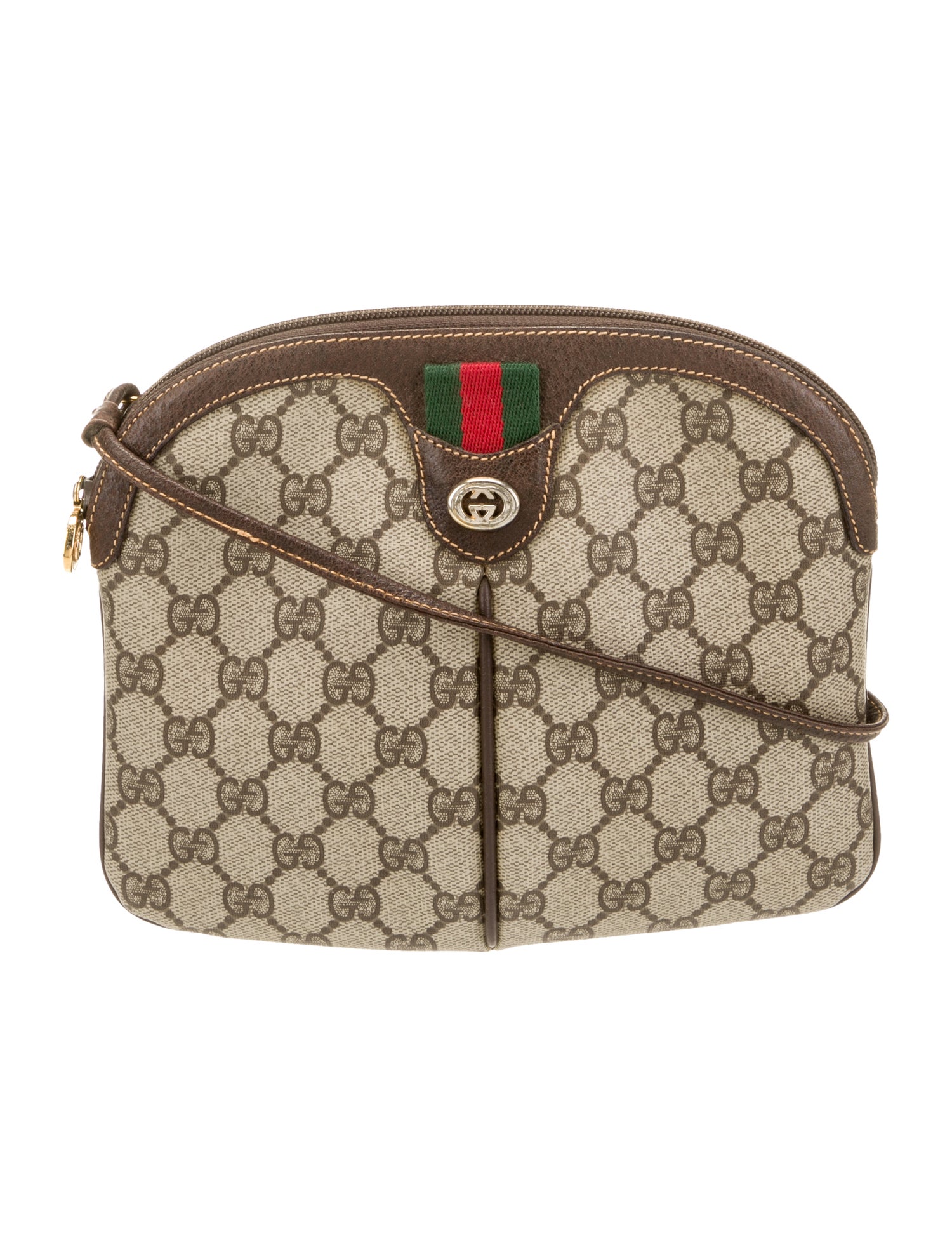 Gucci GG Supreme Shoulder Bag Vintage - Brown Shoulder Bags, Handbags ...