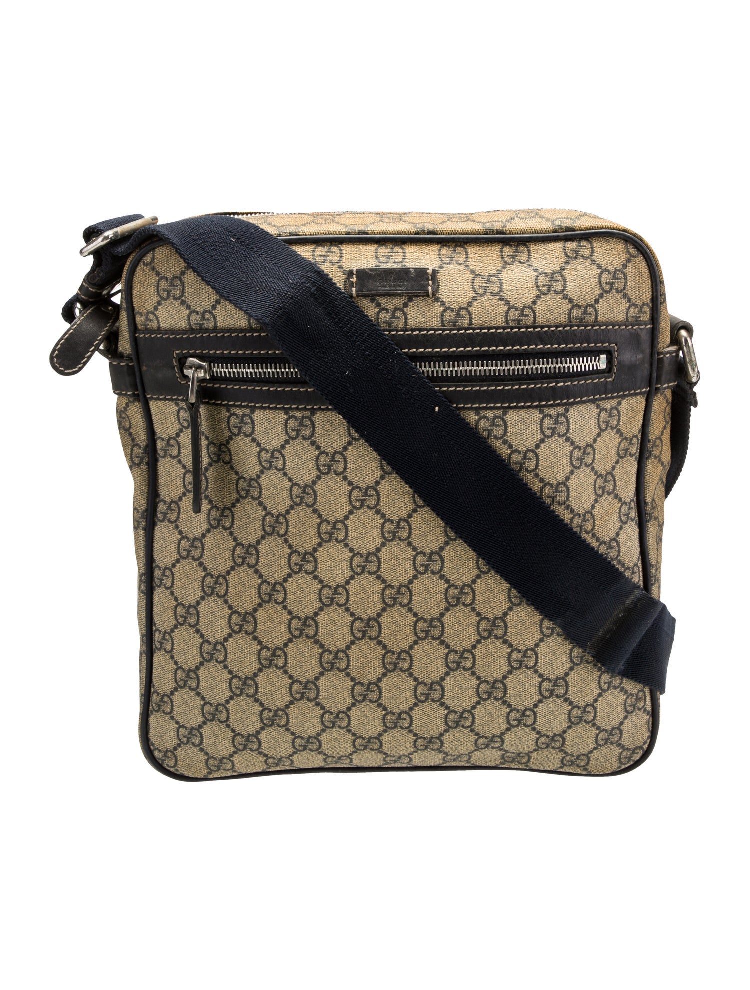 Gucci GG Supreme Messenger Bag - Neutrals Crossbody Bags, Handbags ...