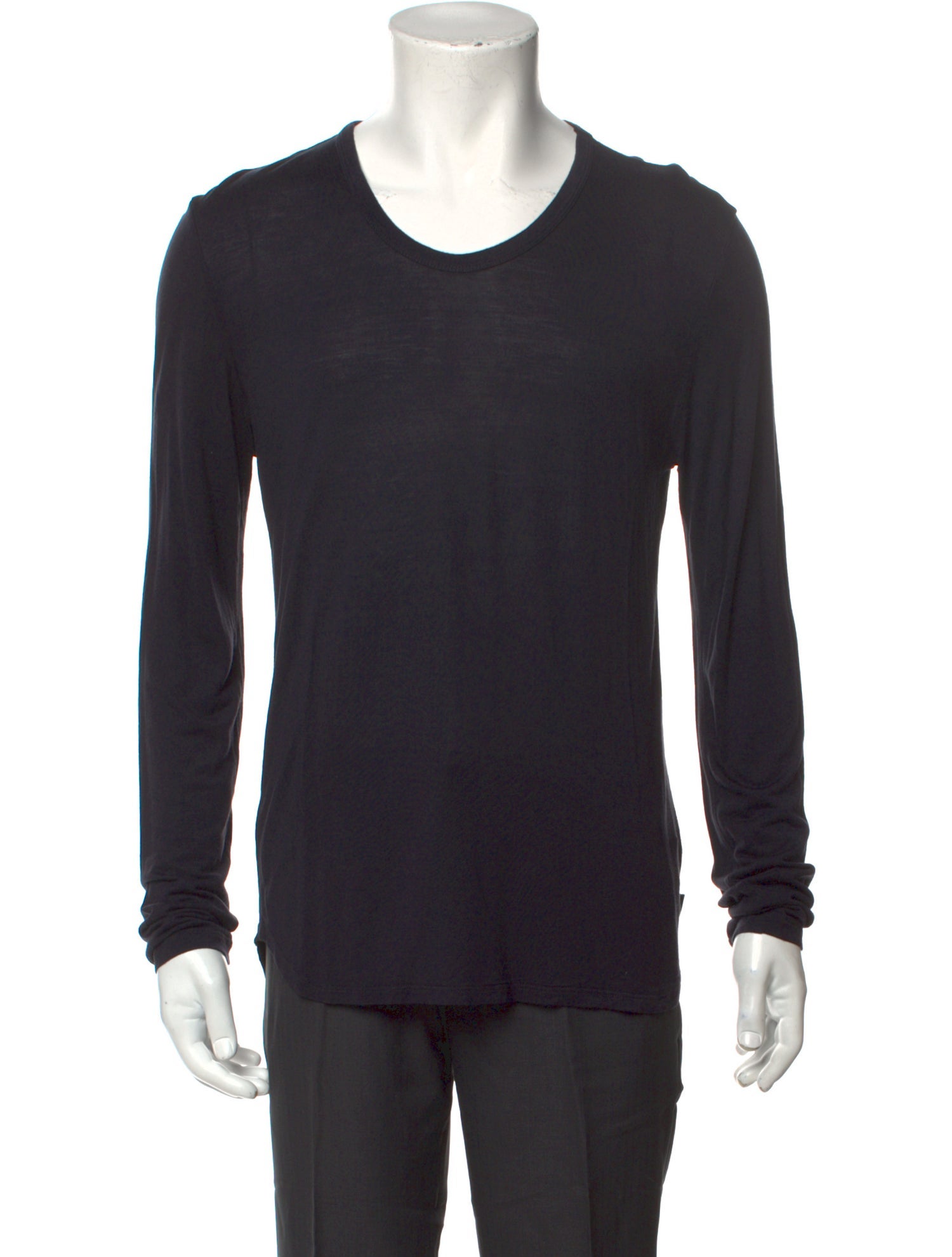 Gucci Web Accent Scoop Neck Henley - Blue T-Shirts, Clothing ...