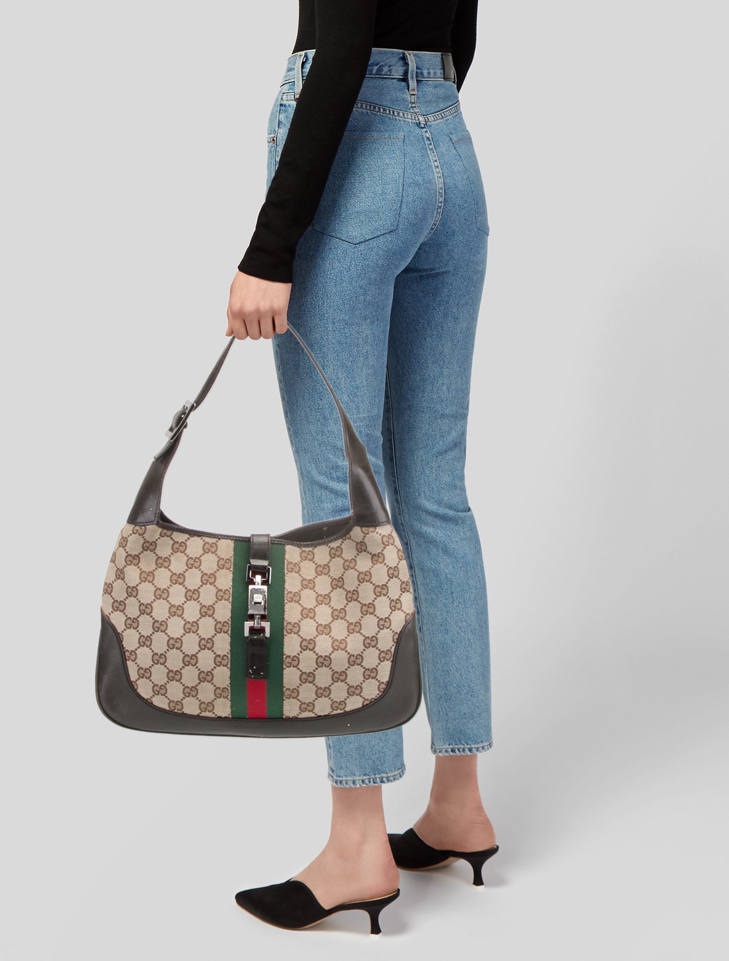 Gucci GG Canvas Jackie - Neutrals Shoulder Bags, Handbags - GUC1728900 ...