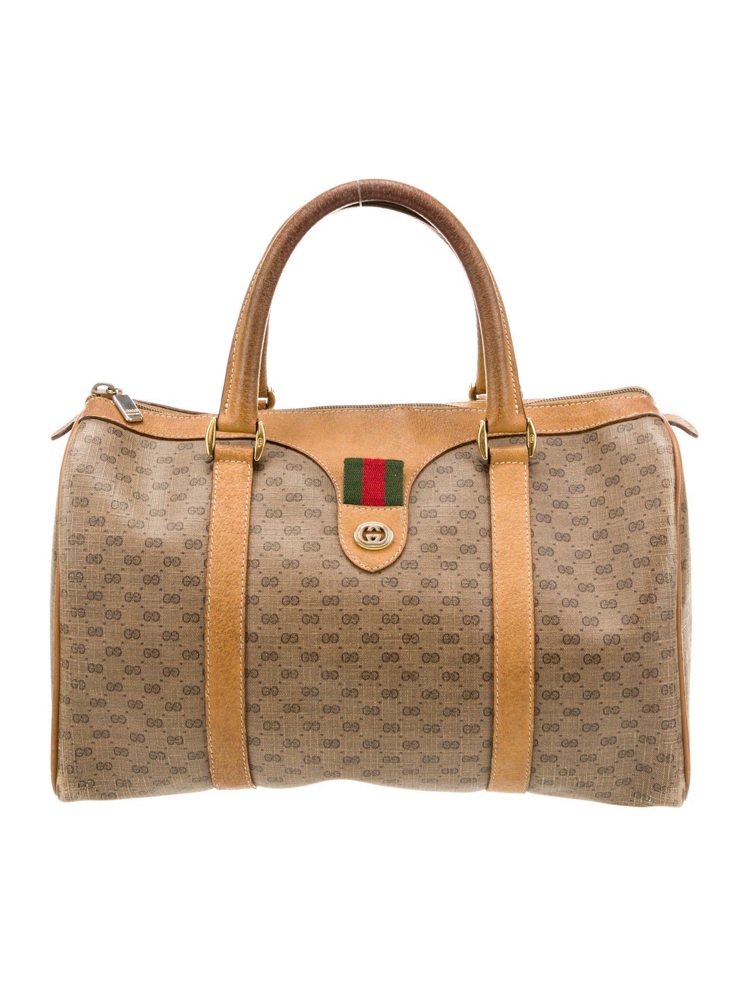 Gucci Top Handle Bag Vintage - Brown Handle Bags, Handbags - GUC1707466 ...