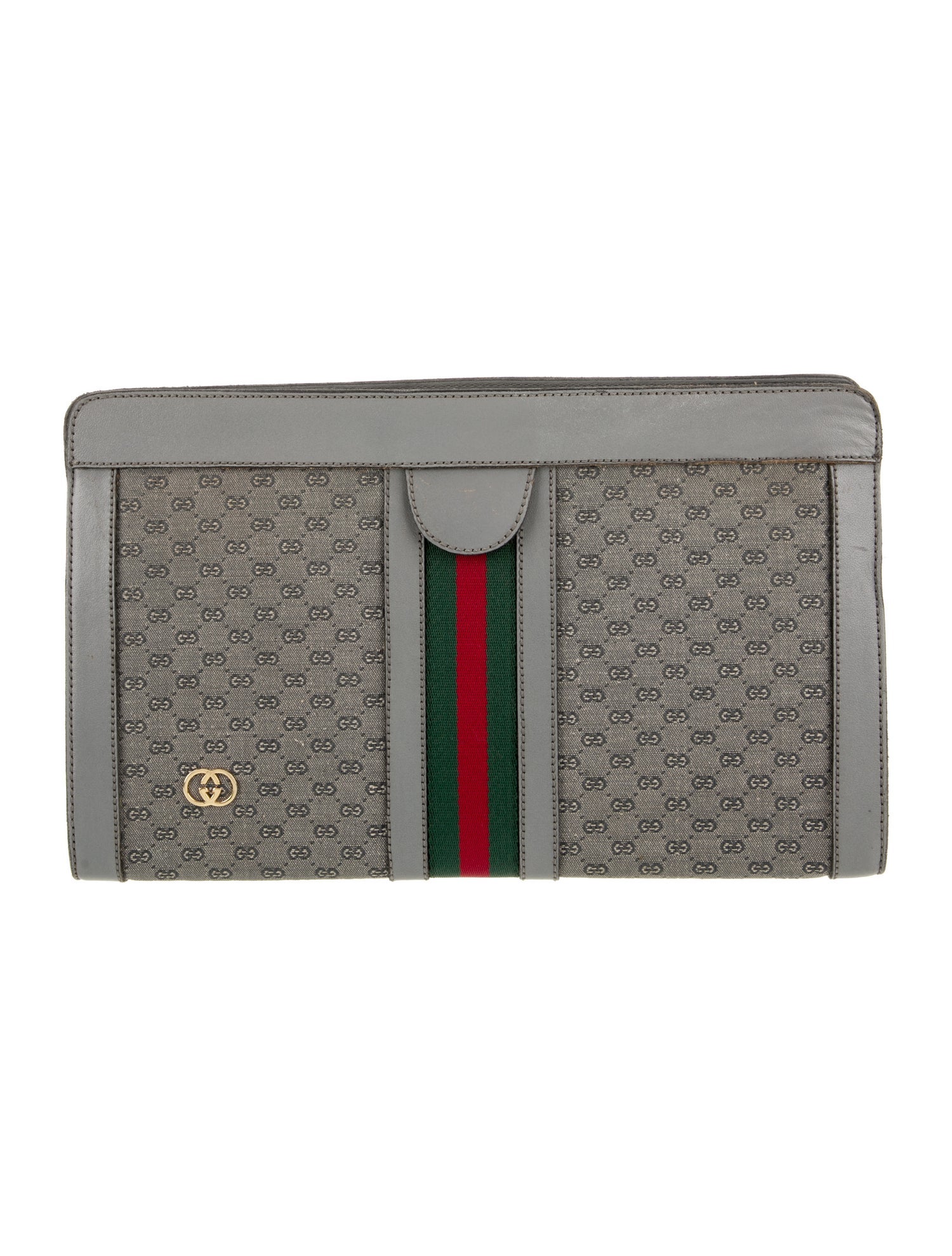 Gucci Web Portfolio - Grey Clutches, Handbags - GUC1708784 | The RealReal