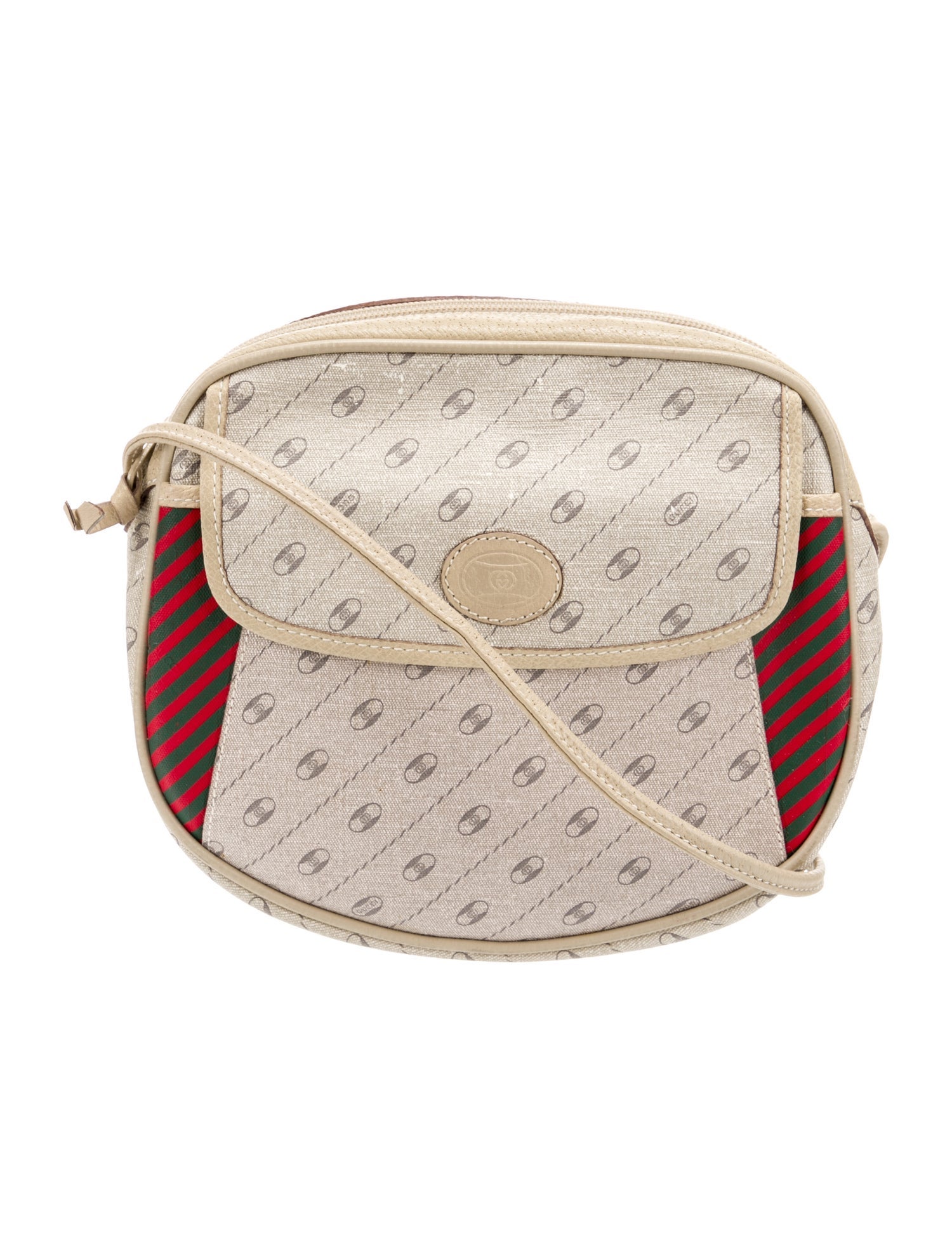 Gucci Web Crossbody Bag Vintage - Neutrals Crossbody Bags, Handbags ...