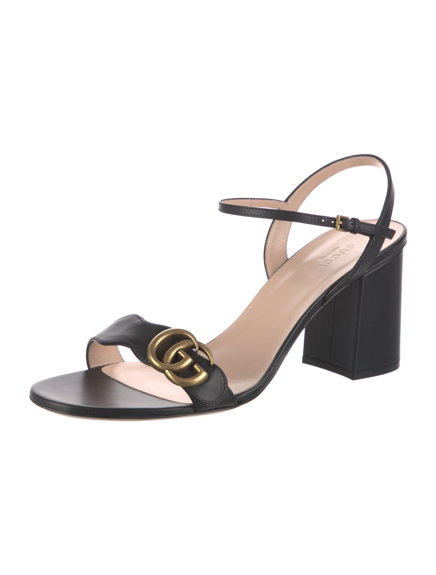 Gucci Double G Logo Leather Flip Flops - Black Sandals, Shoes ...
