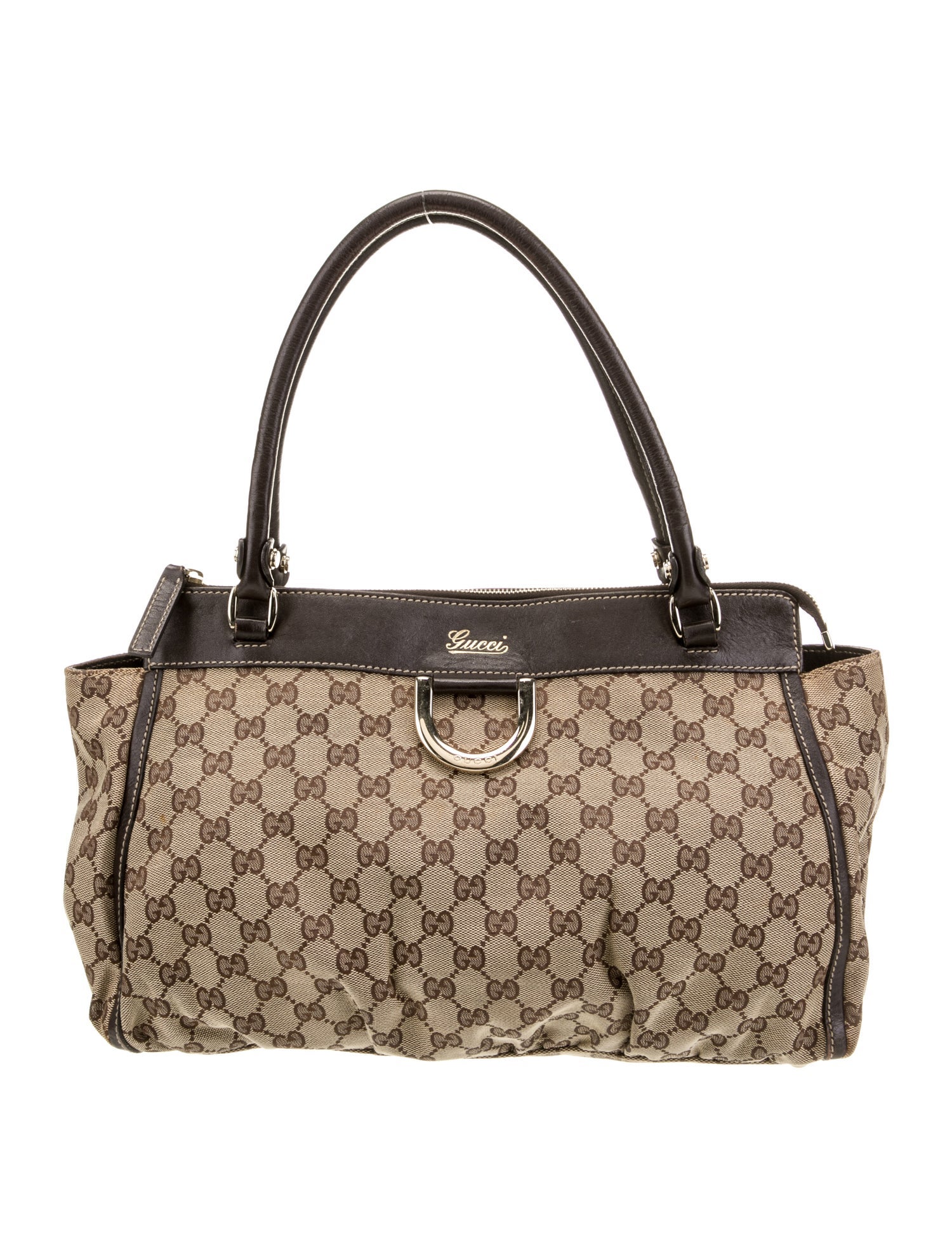 Gucci Canvas Shoulder Bag - Neutrals Shoulder Bags, Handbags ...