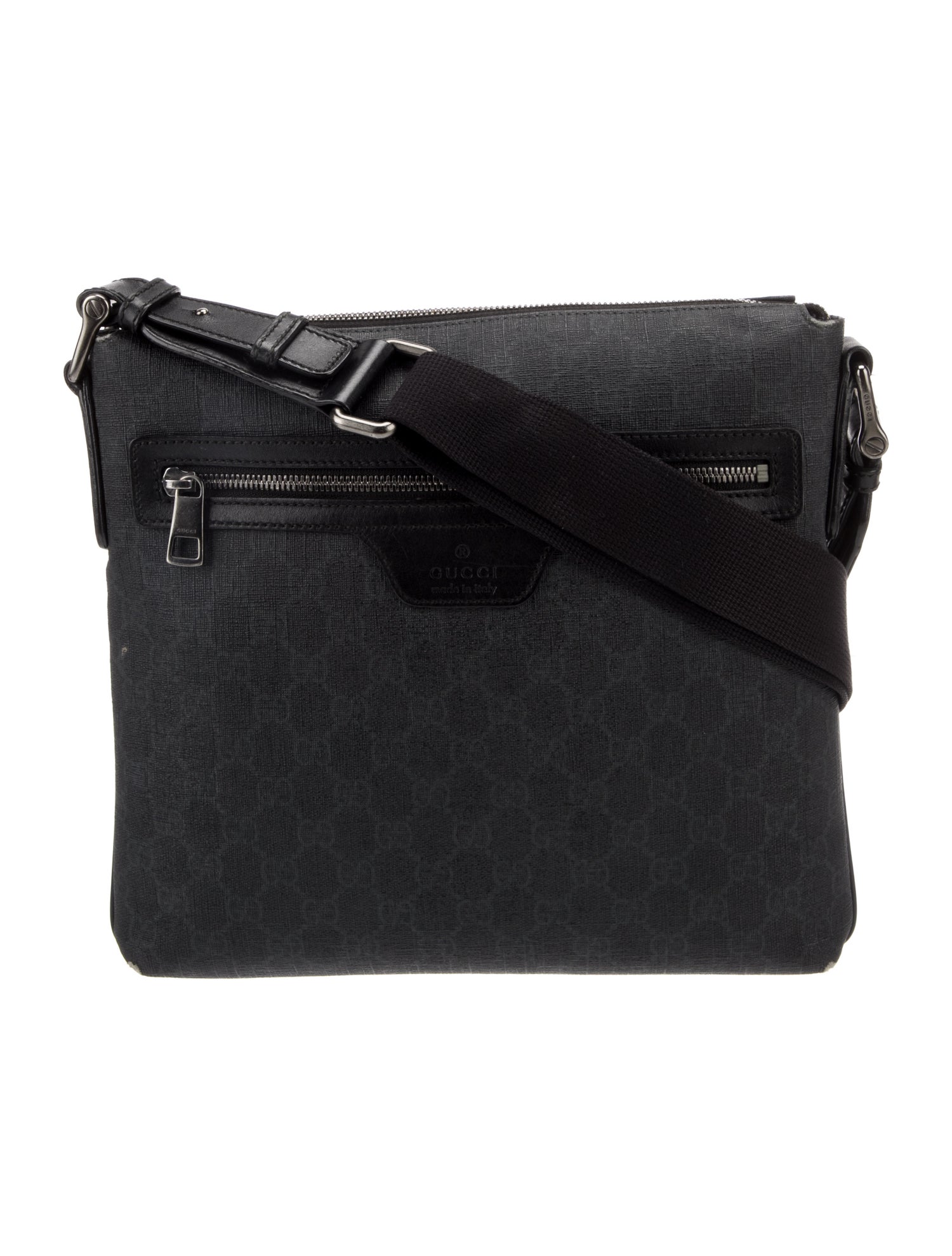 Gucci GG Supreme Messenger Bag Vintage - Black Messenger Bags, Bags ...