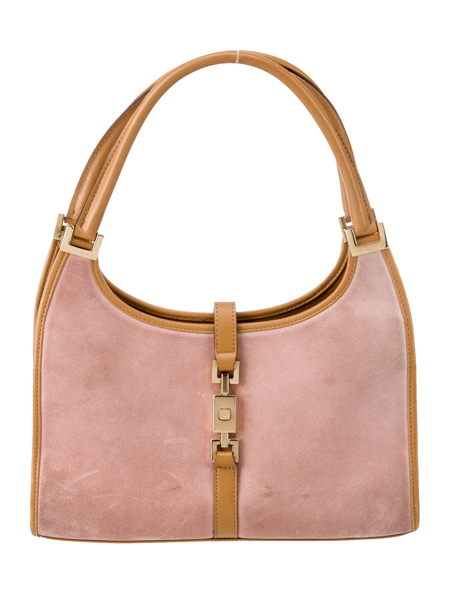 Gucci Piston Lock Jackie Vintage - Pink Shoulder Bags, Handbags ...
