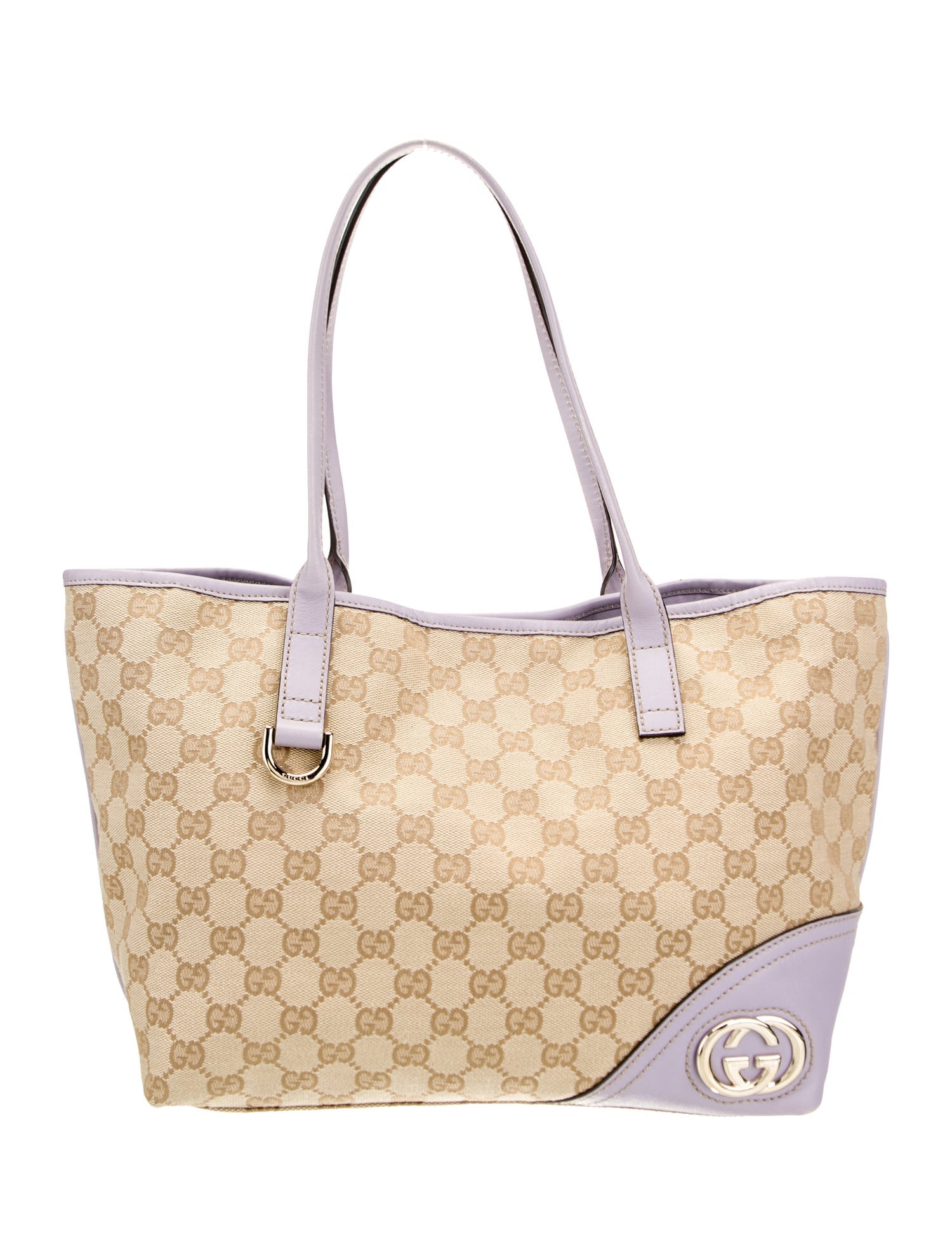Gucci GG Canvas New Britt Medium - Brown Handle Bags, Handbags ...