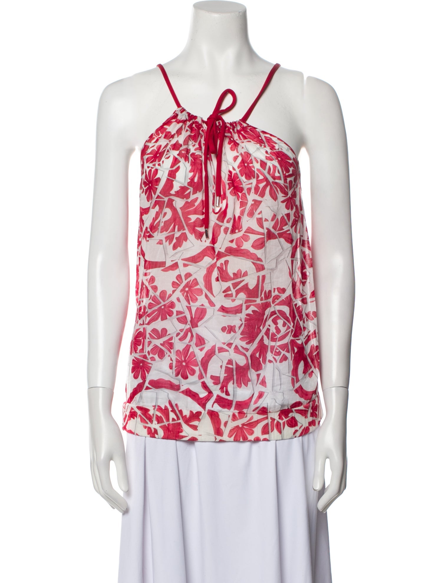 Gucci 2009 Floral Print Blouse - Red Tops, Clothing - GUC1710893 | The ...