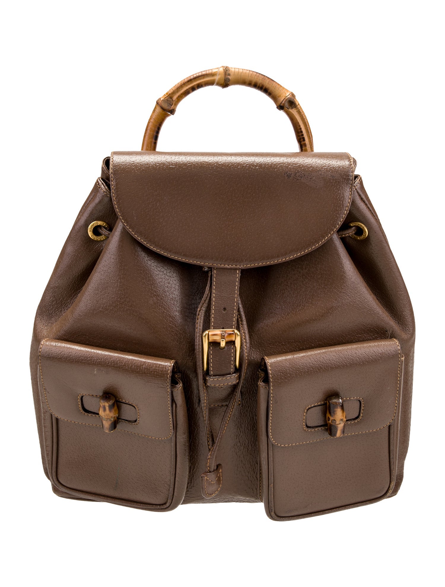 Gucci Bamboo Backpack - Brown Backpacks, Handbags - GUC1710947 | The ...