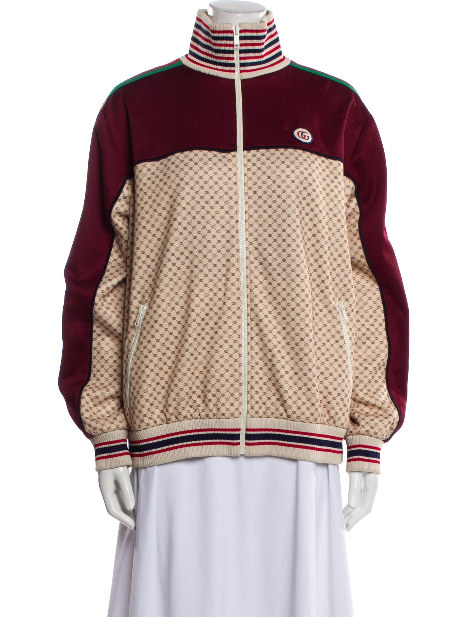 Gucci 2021 Printed Bomber Jacket - Burgundy Jackets, Clothing ...