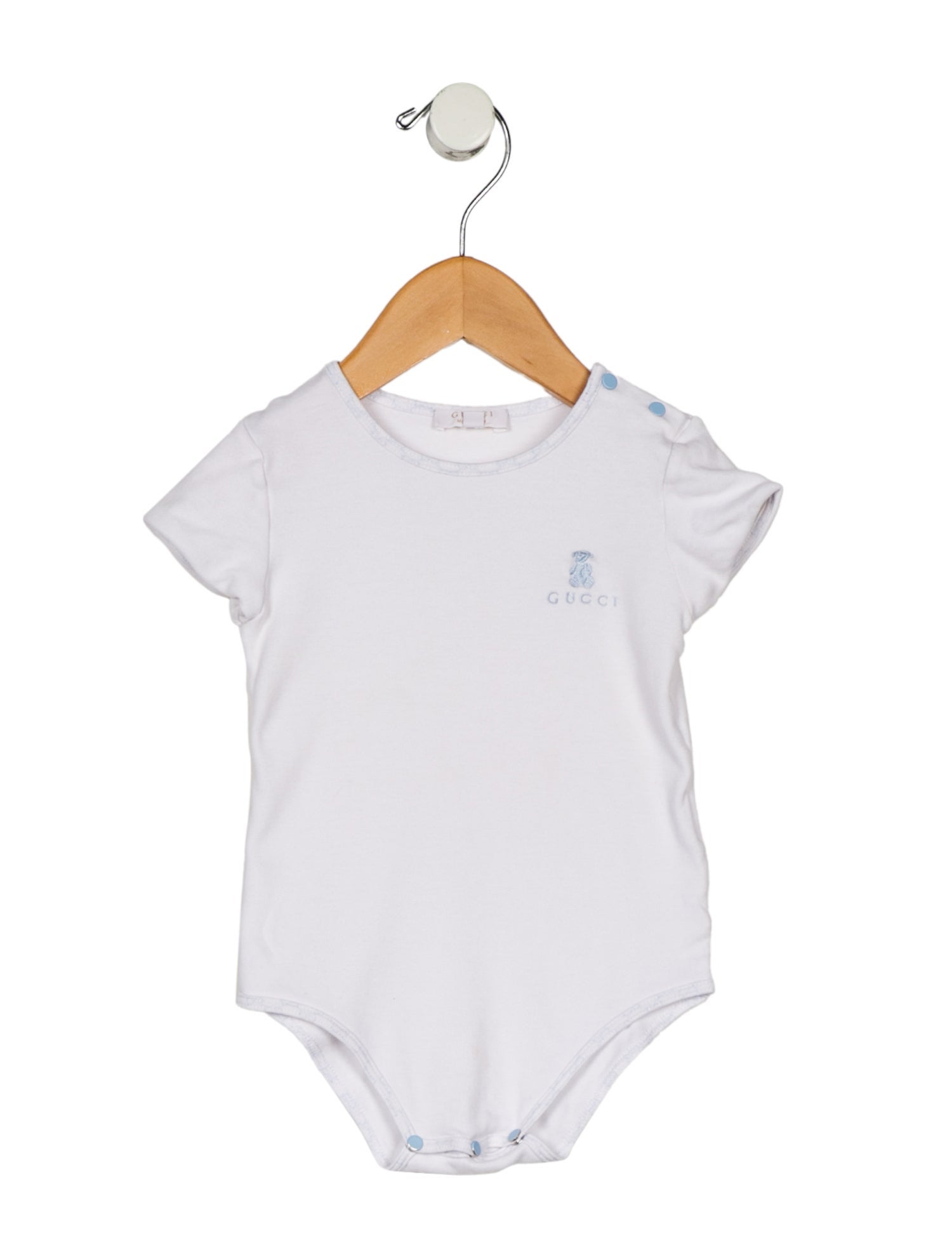 Gucci Infant Boy's One Piece - White Sizes 0-24 Months, Boys ...