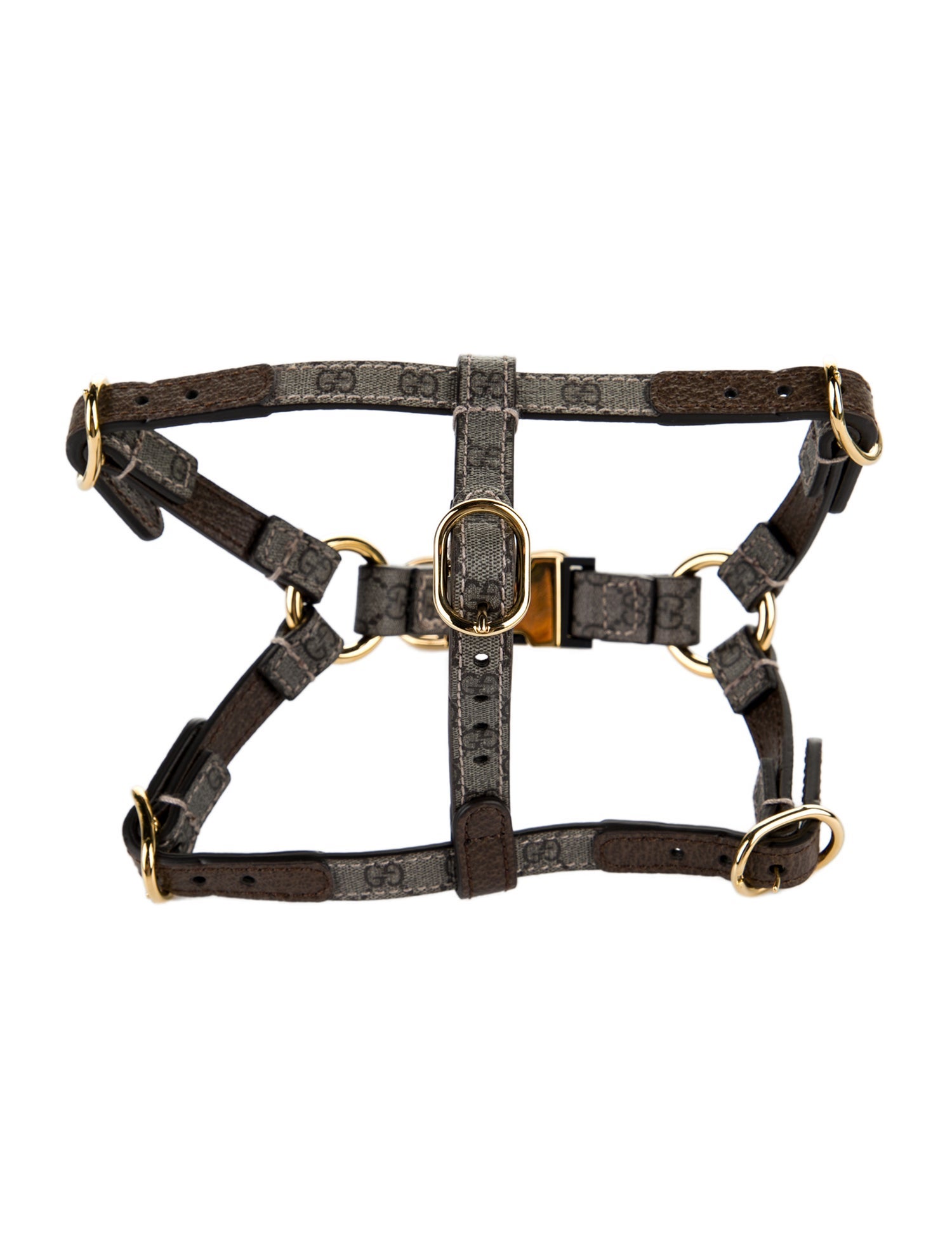 Gucci Pet GG Supreme Dog Harness - Grey Pet Accessories, Decor ...