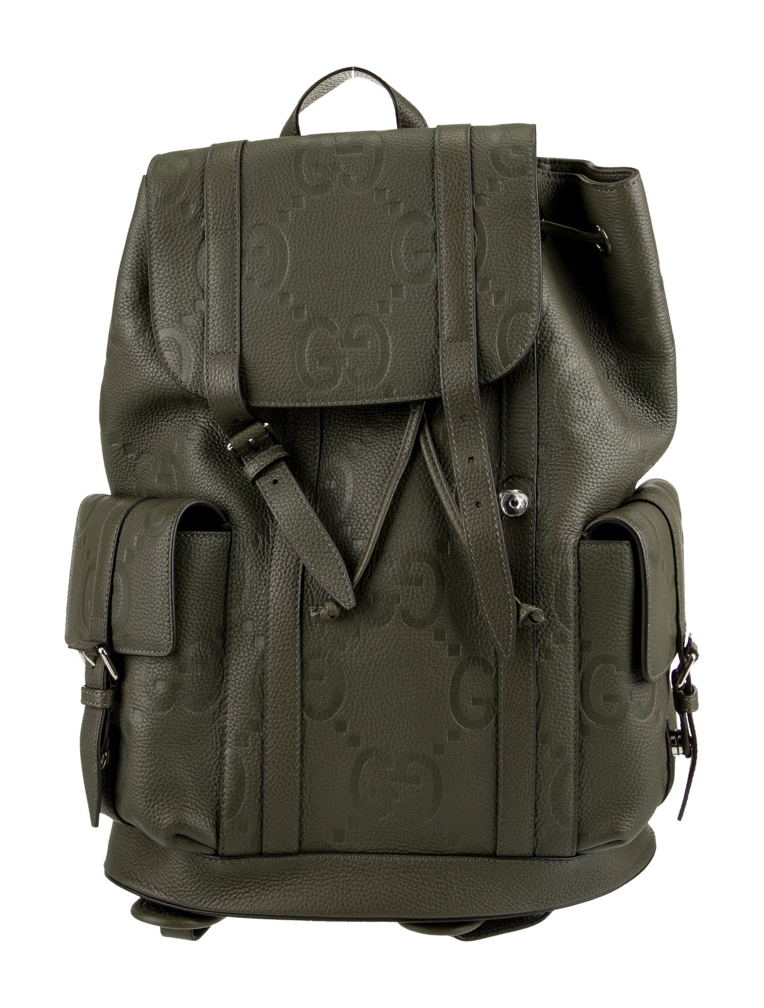 Gucci Leather Backpack - Green Backpacks, Bags - GUC1720957 | The RealReal
