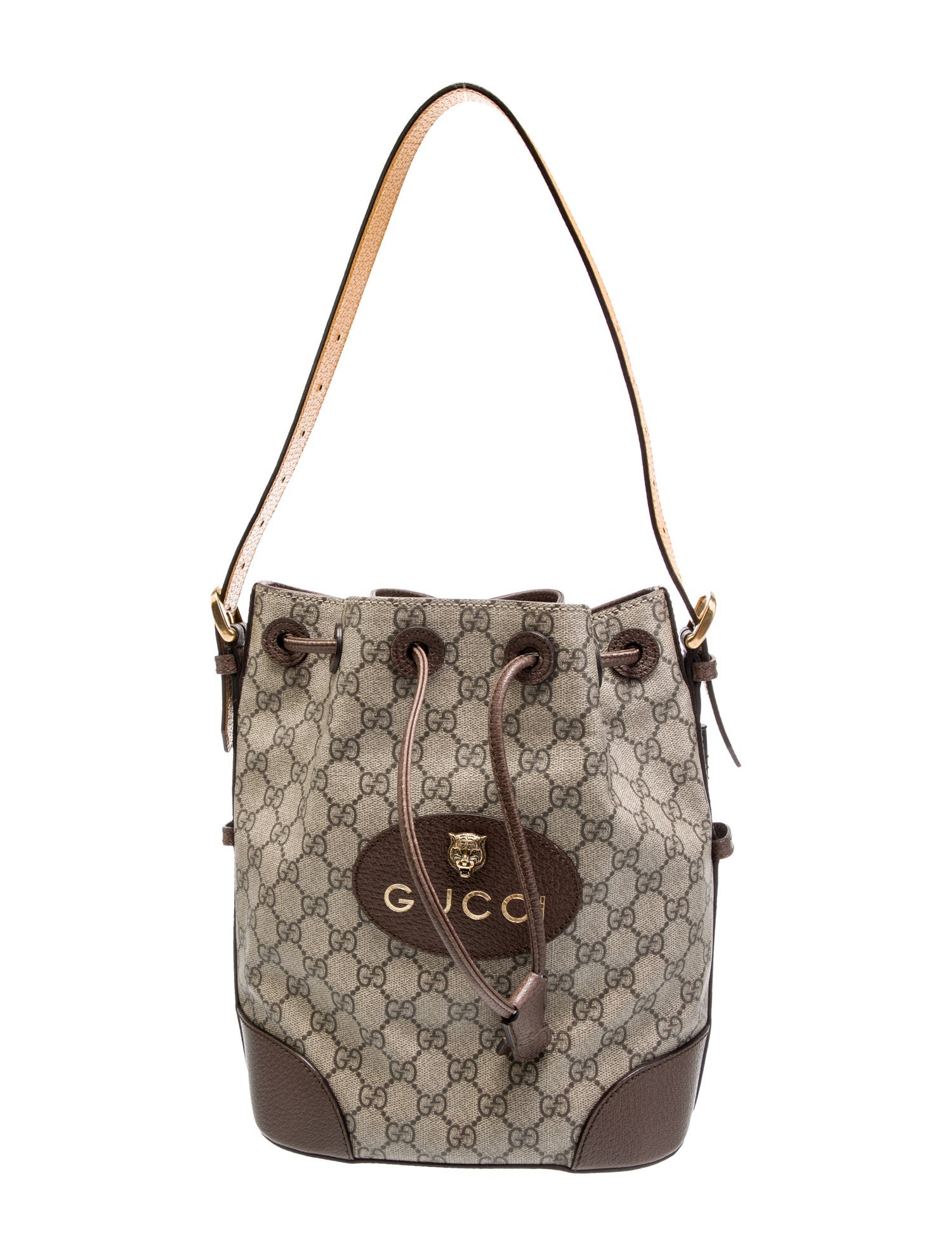 Gucci GG Supreme Neo Vintage Bucket Bag - Neutrals Bucket Bags ...