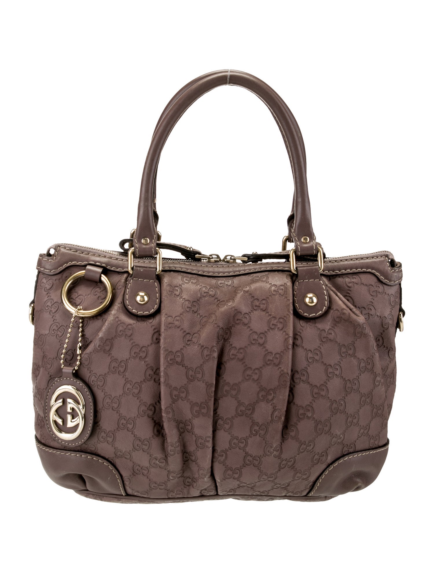 Gucci GG Signature Sukey - Brown Handle Bags, Handbags - GUC1724924 ...