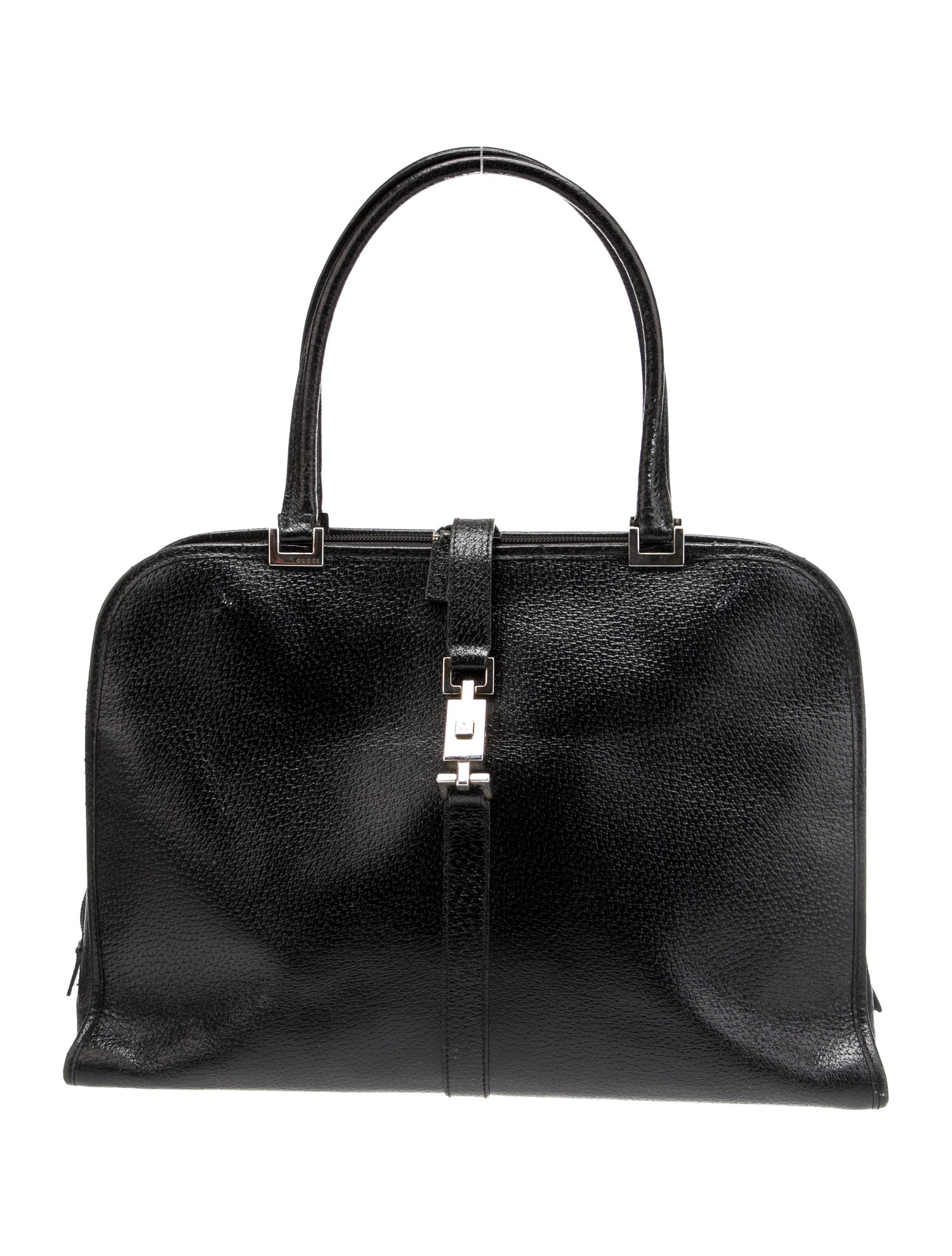 Gucci Piston Lock Jackie - Black Handle Bags, Handbags - GUC1726273 ...