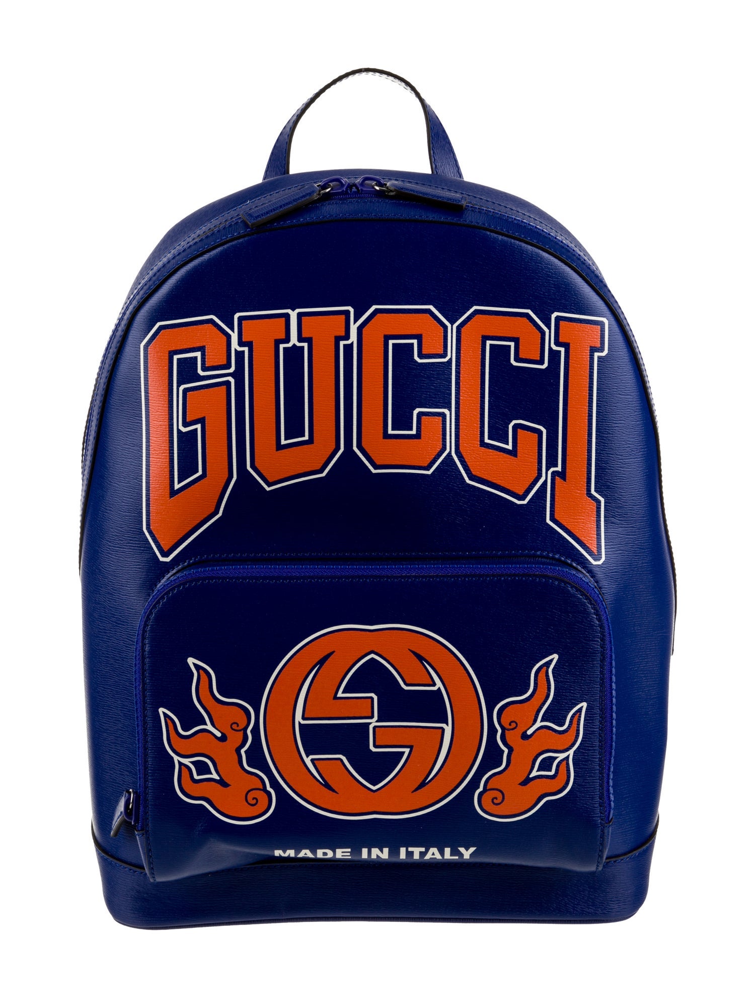 Gucci Leather Backpack - Blue Backpacks, Handbags - GUC1729117 | The ...