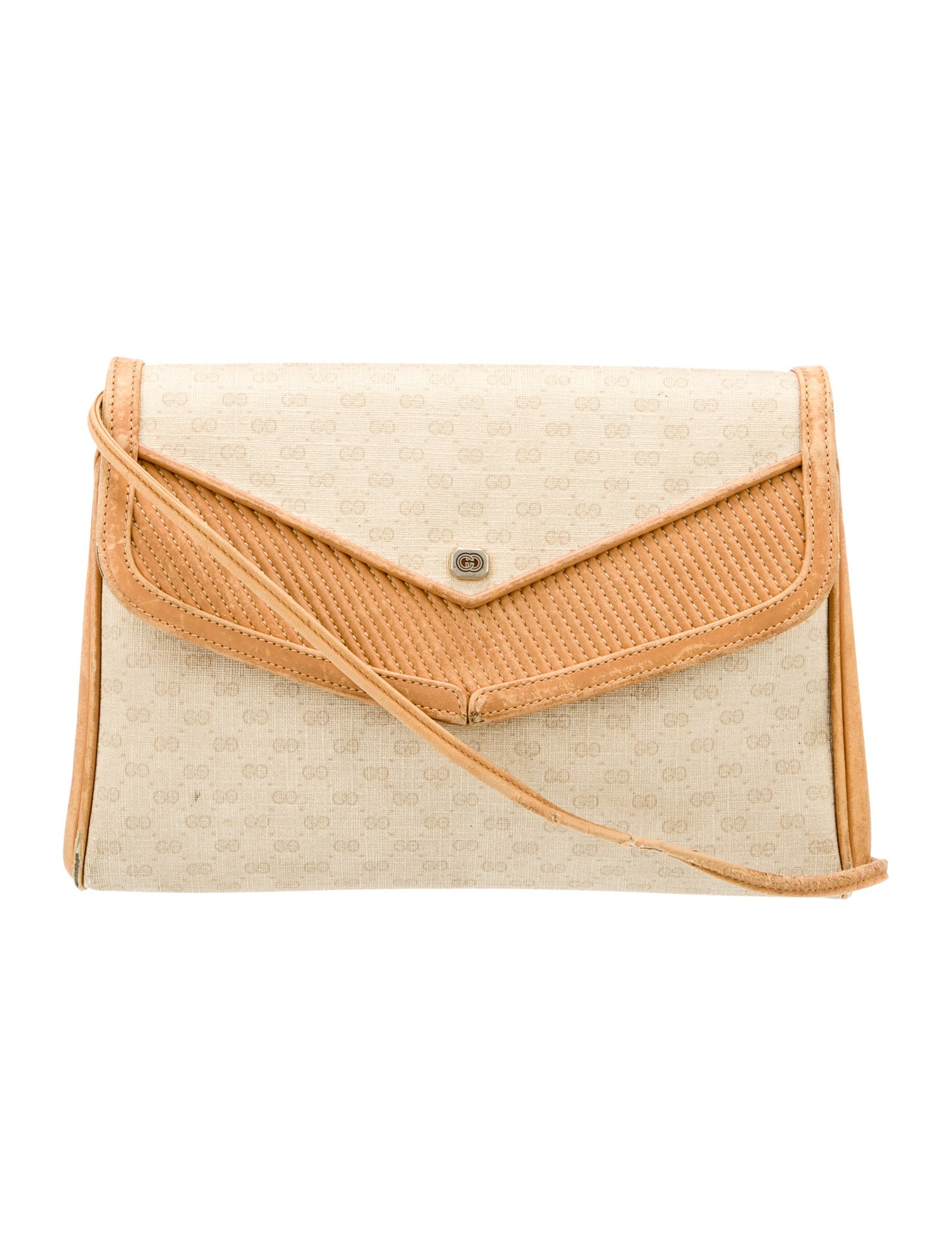 Gucci Microguccissima Portfolio - Neutrals Crossbody Bags, Handbags ...