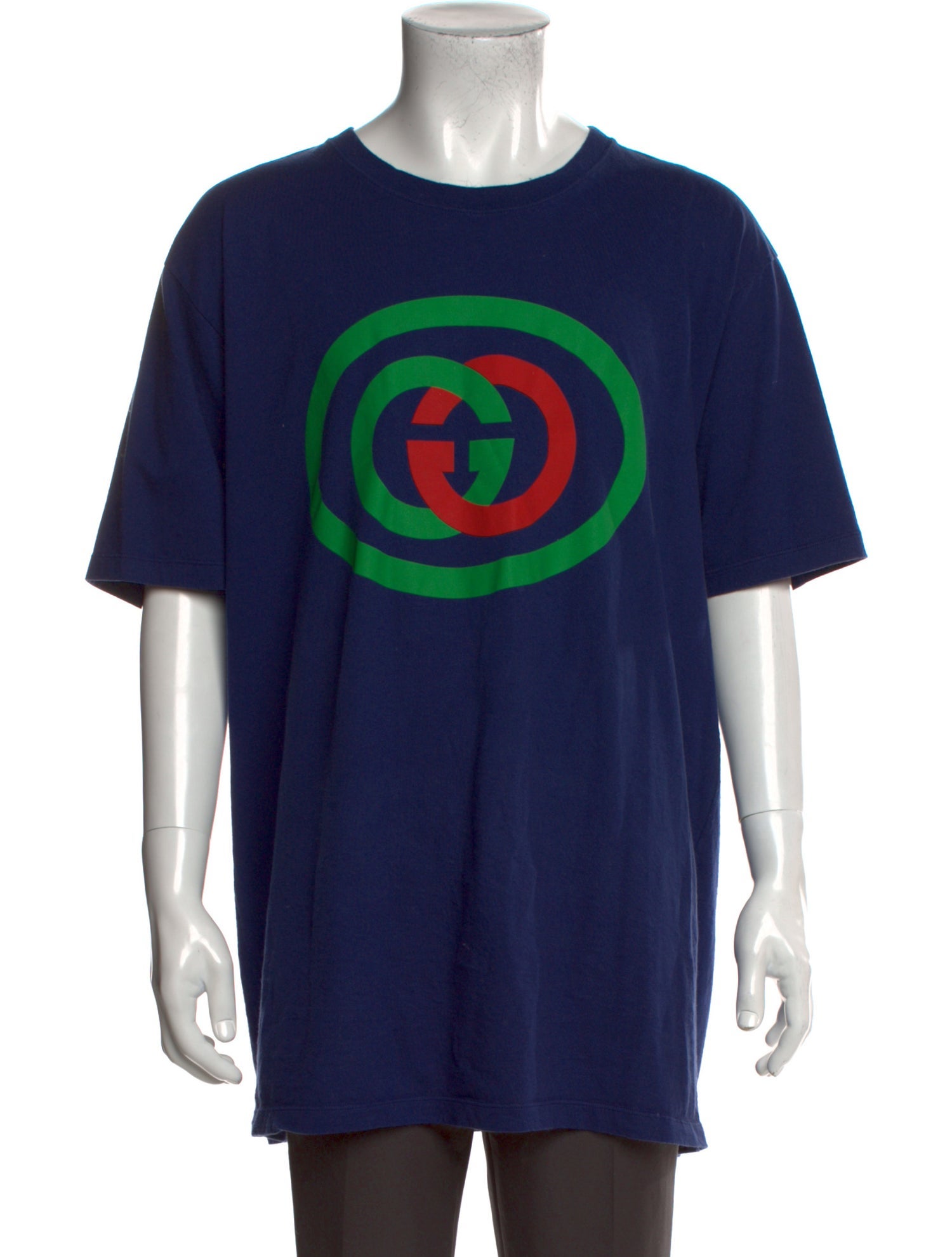 Gucci 2020 Interlocking G Logo T-Shirt - Blue T-Shirts, Clothing - GUC1737383 | The RealReal