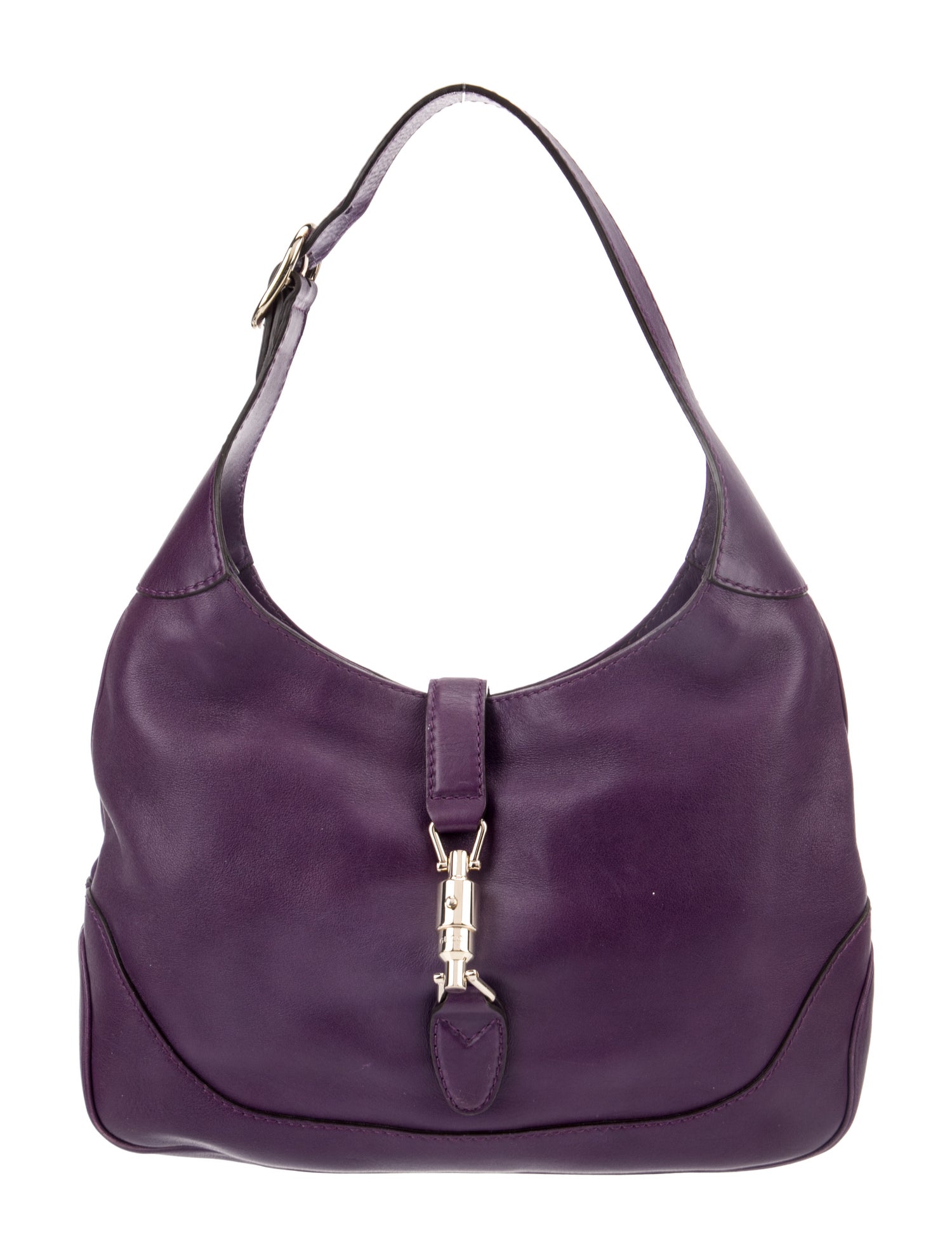 Gucci Piston Lock Jackie Large - Purple Hobos, Handbags - GUC1741416 ...