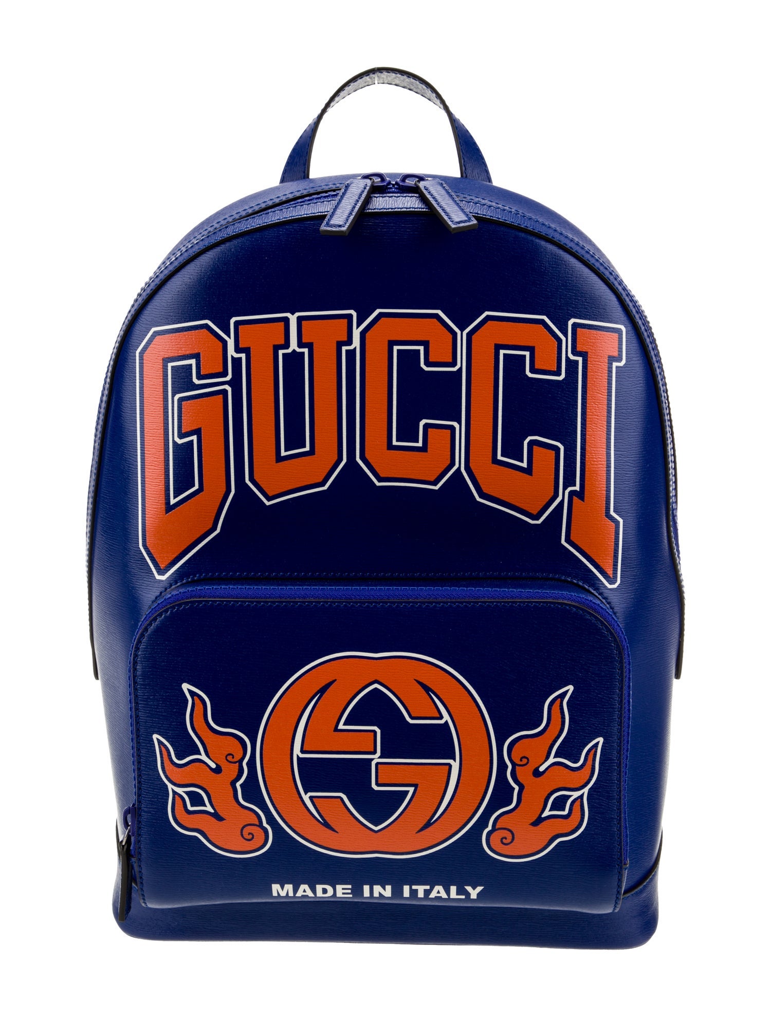Gucci Interlocking G Backpack Medium - Blue Backpacks, Handbags ...