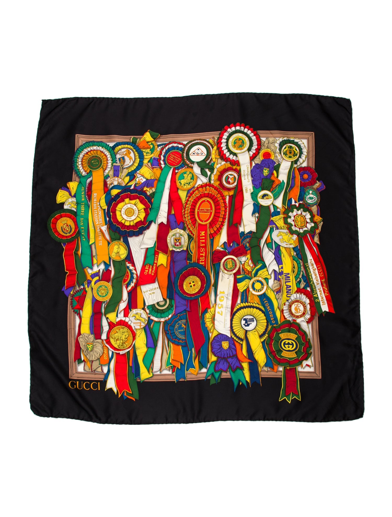 Gucci Silk GG Canvas Scarf - Neutrals Scarves and Shawls, Accessories ...