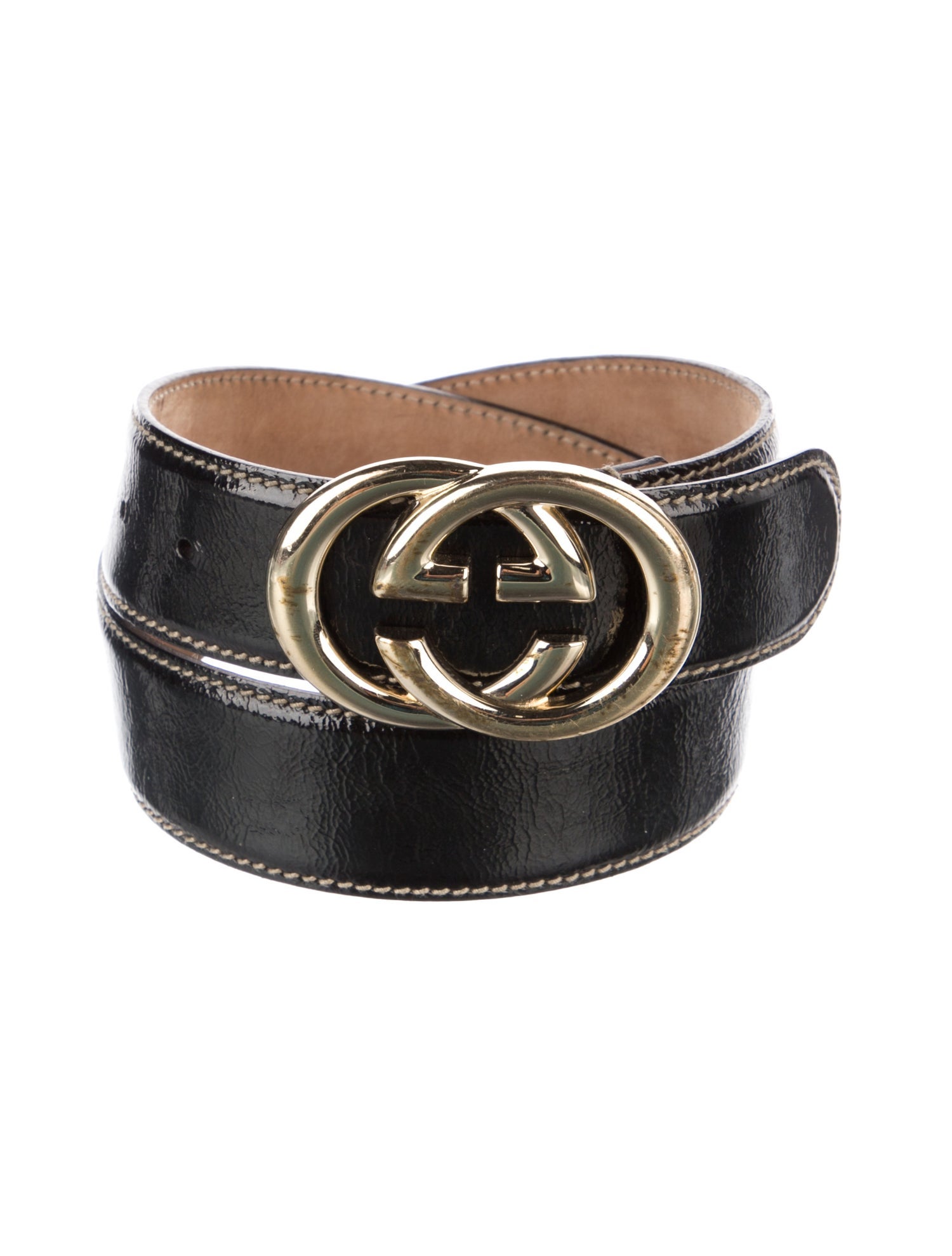 Gucci Interlocking G Logo Suede Belt - Brown Belts, Accessories ...