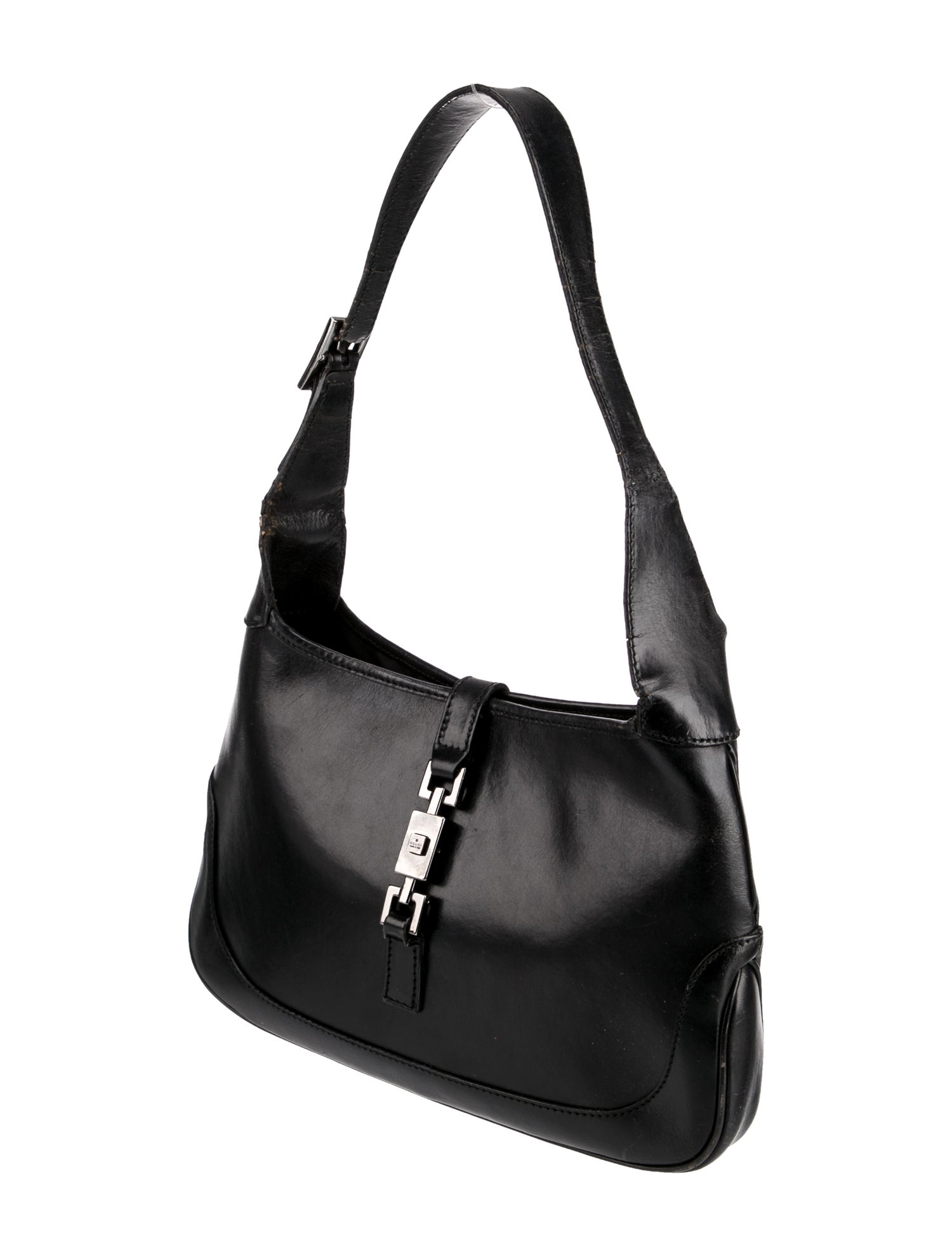 Salvatore Ferragamo Leather Shoulder Bag - Black Shoulder Bags ...
