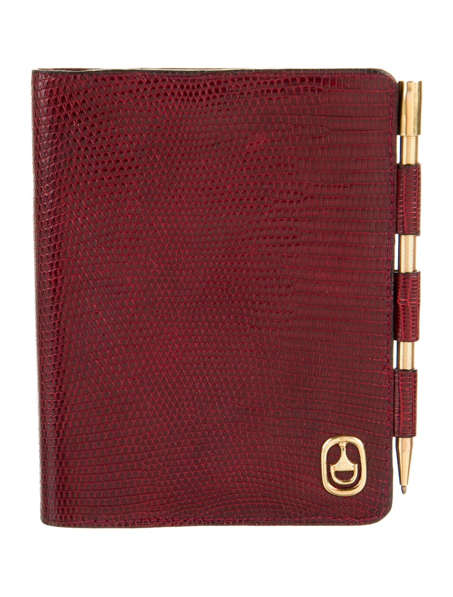 Gucci Vintage Agenda Cover & Ballpoint Pen Set - Metallic Books ...