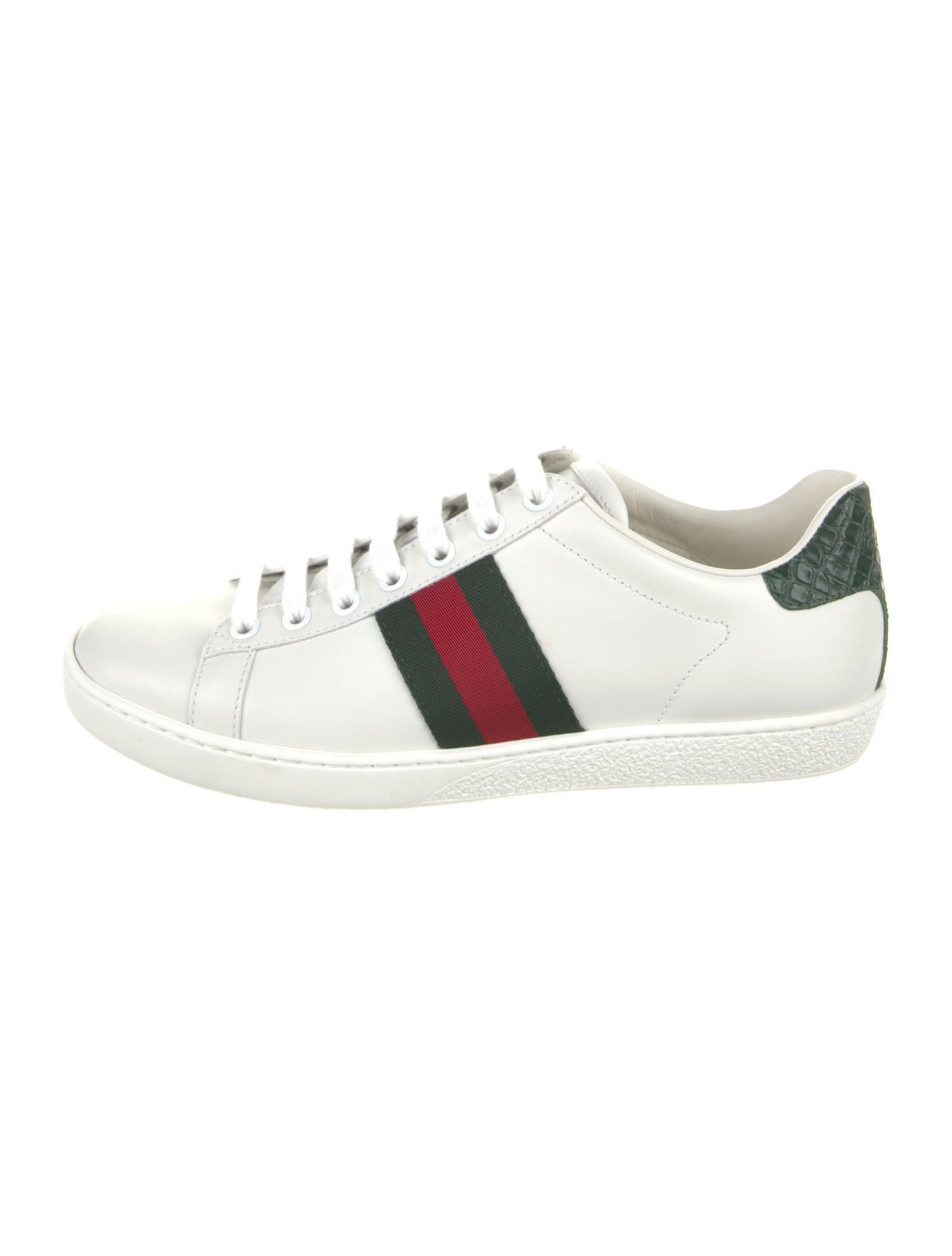 Gucci Leather Colorblock Pattern Sneakers - White Sneakers, Shoes ...