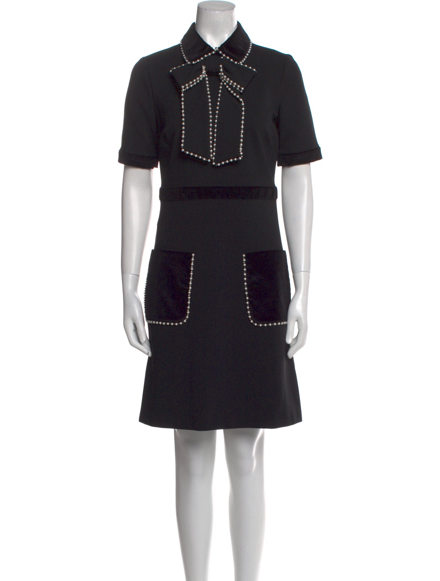 Gucci Mini Dress w/ Tags - Black Dresses, Clothing - GUC1774053 | The ...
