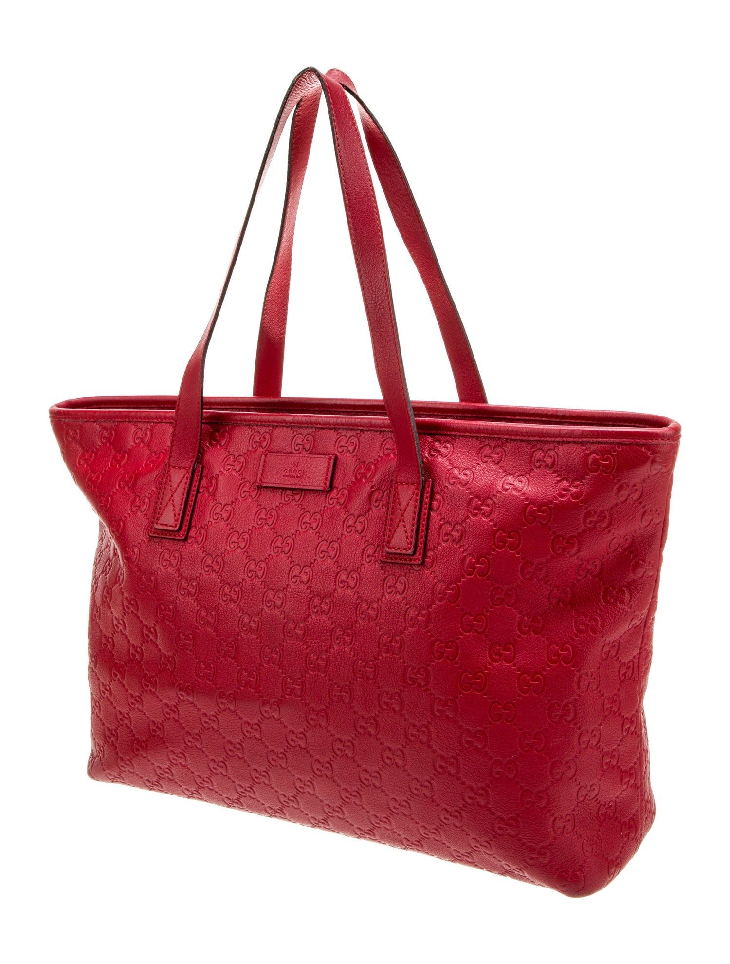 Gucci GG Signature Joy - Red Totes, Handbags - GUC1775417 | The RealReal