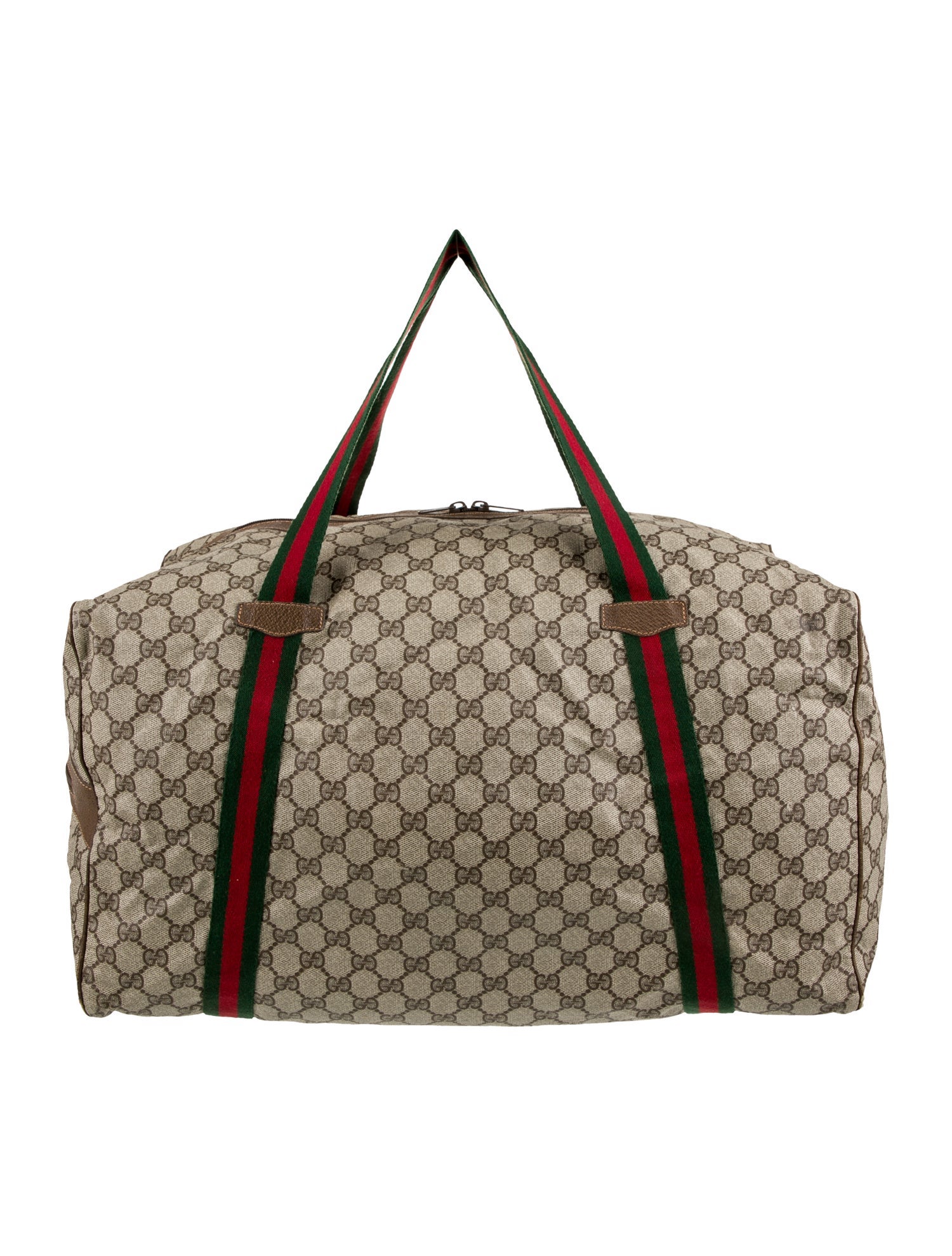 Gucci GG Supreme Weekender Bag Vintage - Neutrals Luggage and Travel ...