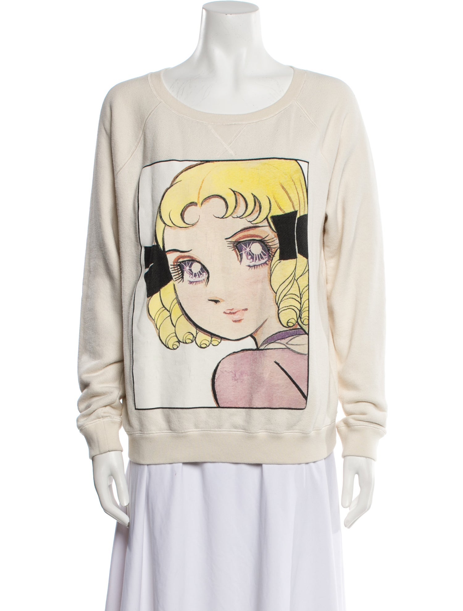 Gucci 'Chikae Ide' Graphic Print Sweatshirt - Neutrals Tops, Clothing ...